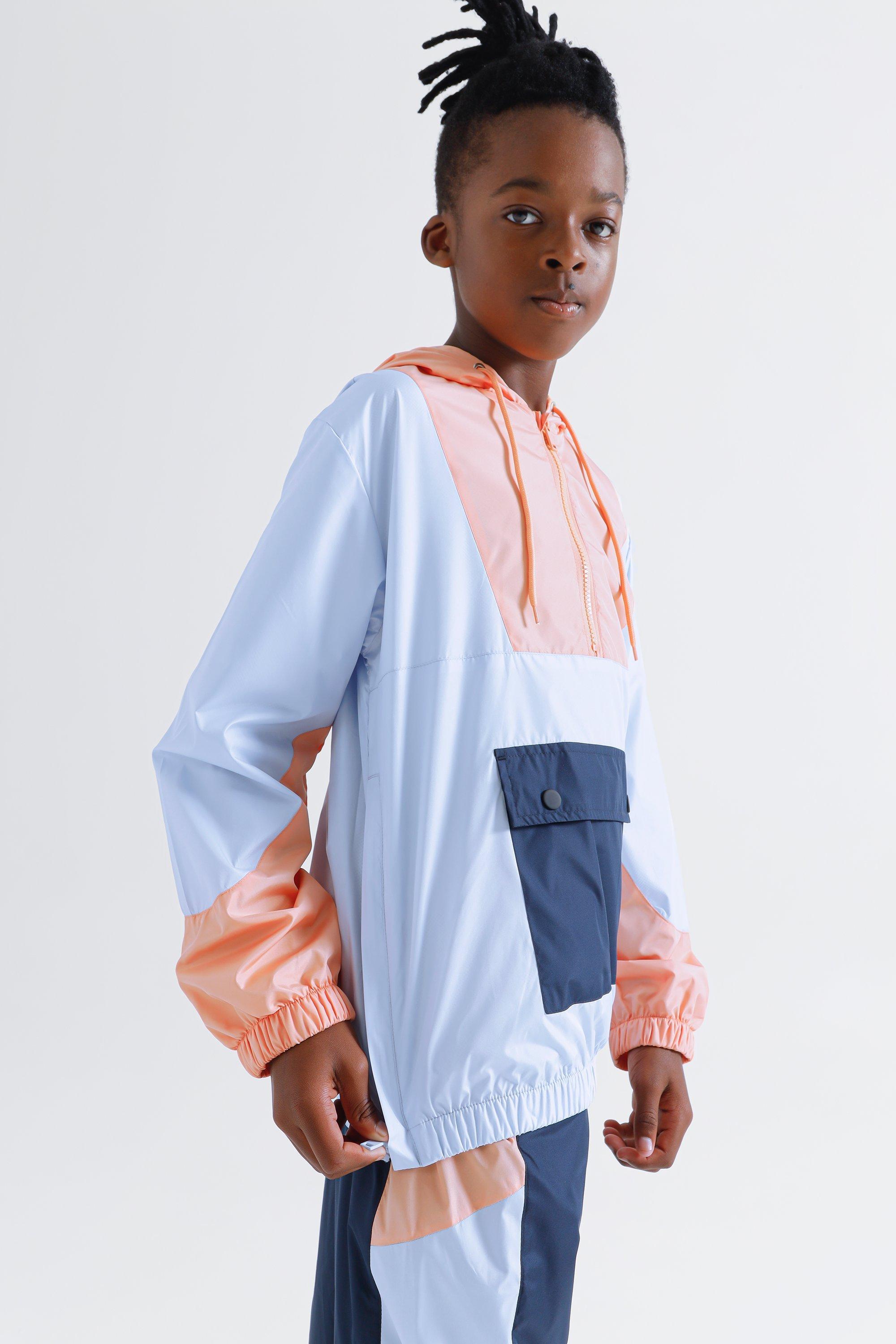 Colour Block Windbreaker