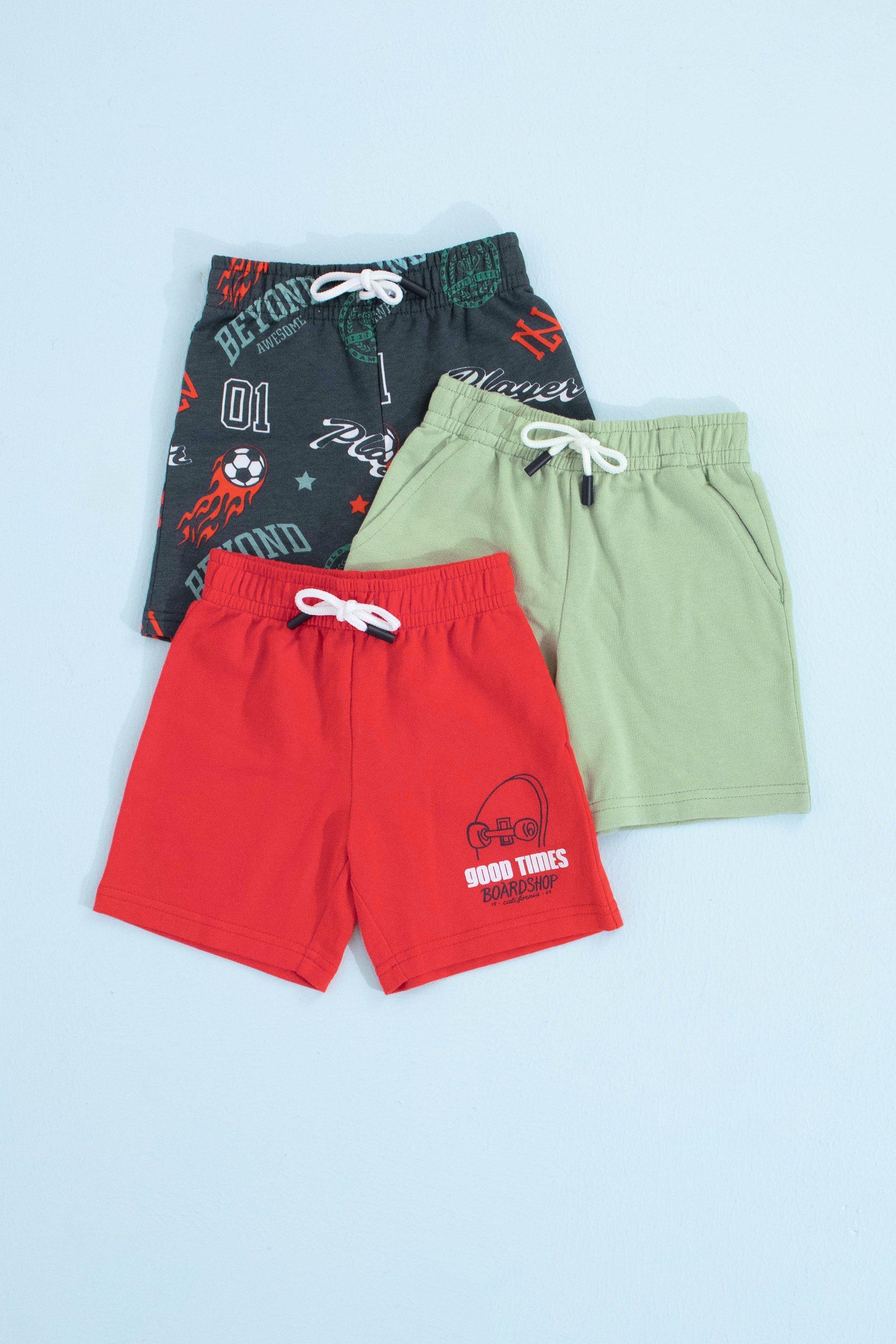 3 Pack Shorts