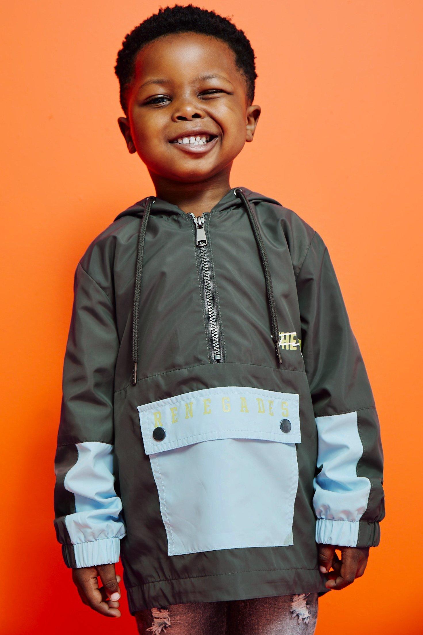 Colour Block Windbreaker