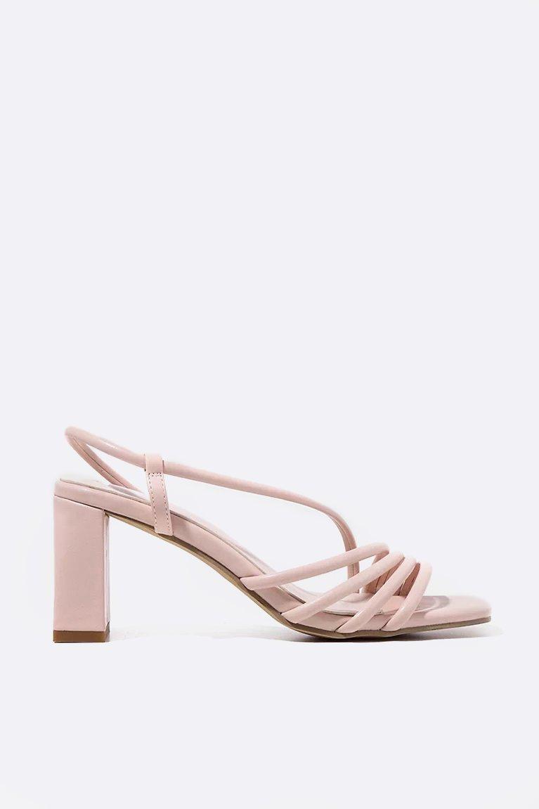 Strappy Block Heel