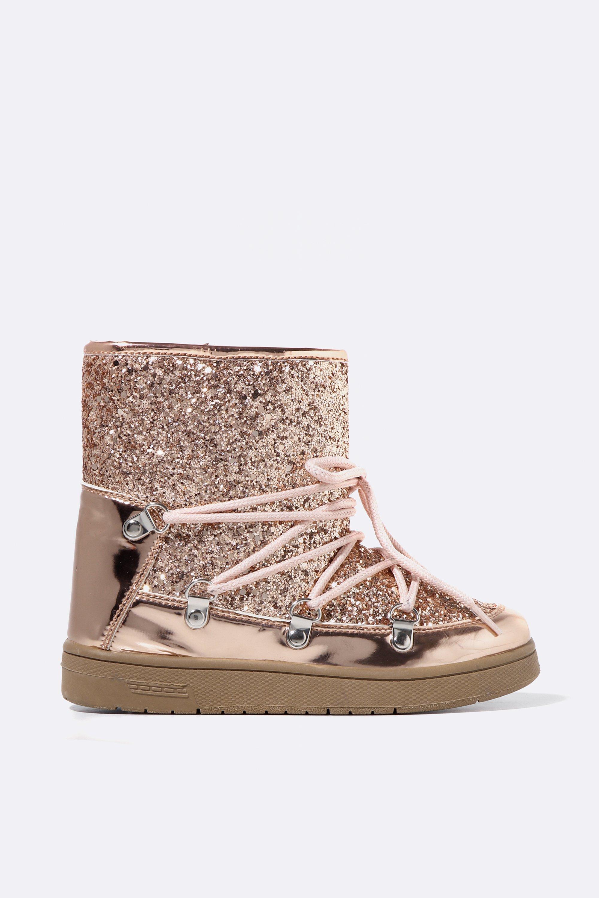 Glitter High Top Boot