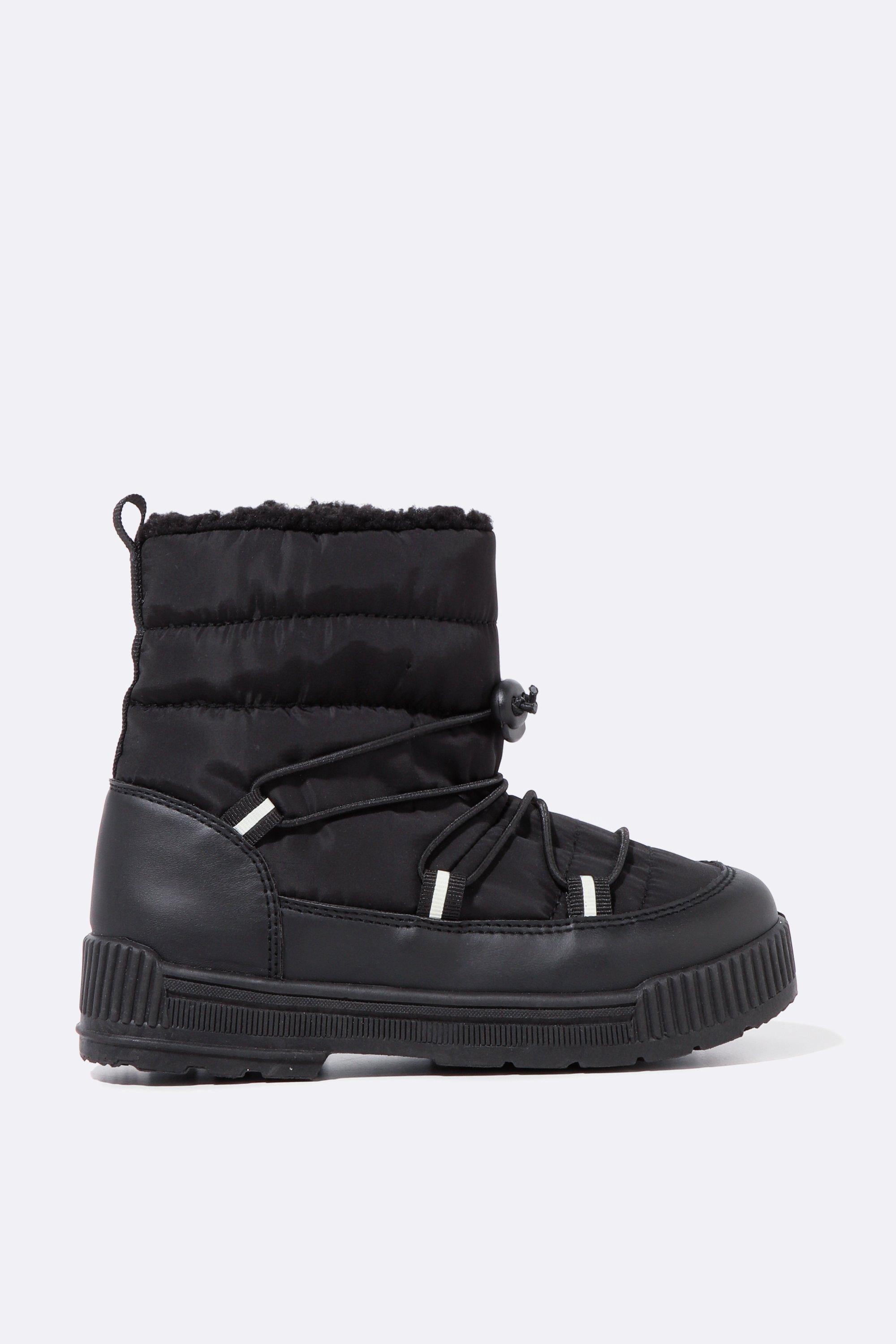 Quilted High Top Boot