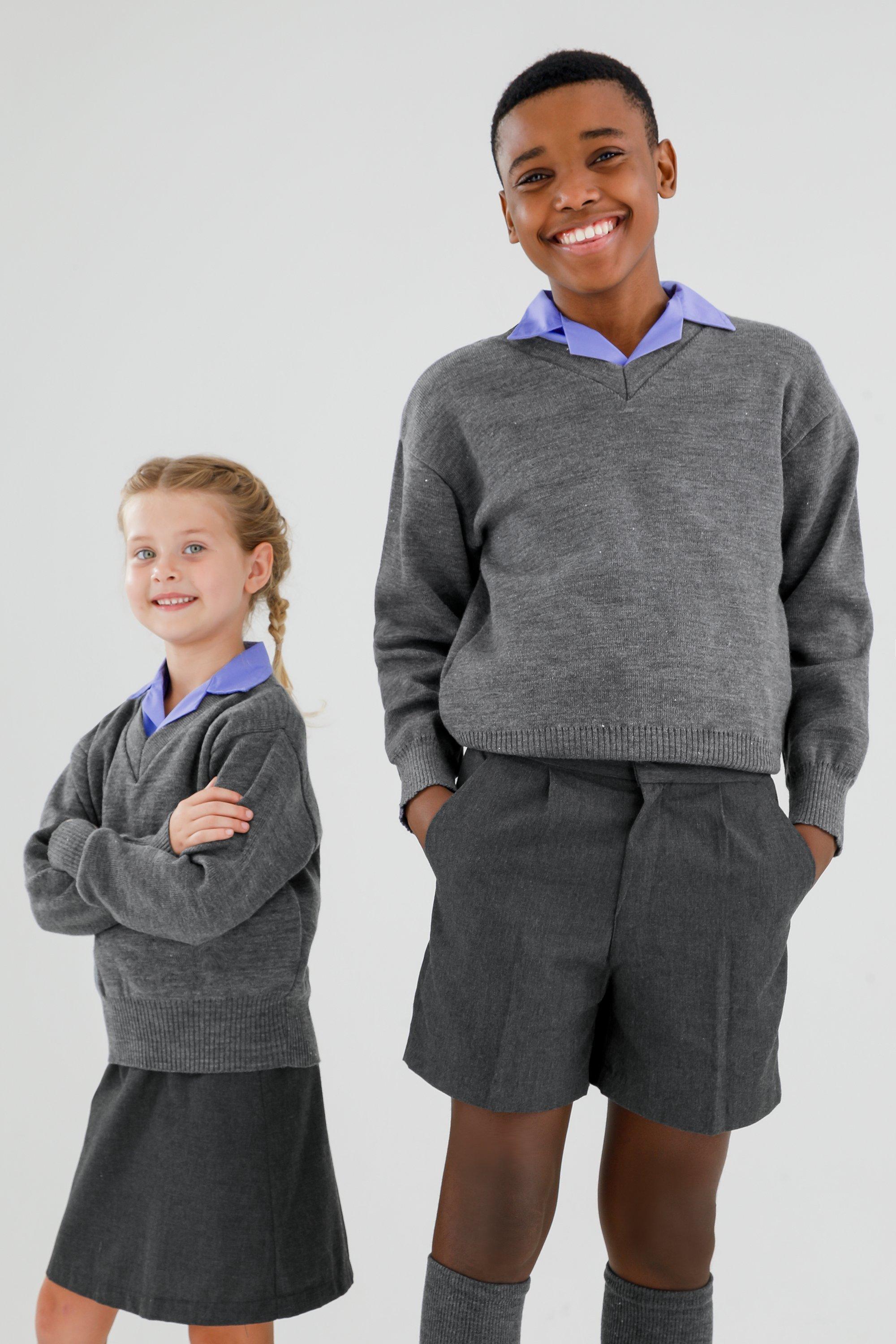 Boys In School Shorts