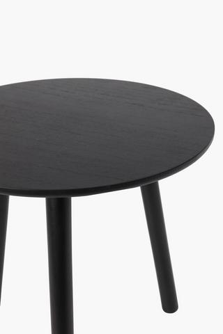 Union Tri Wood Side Table