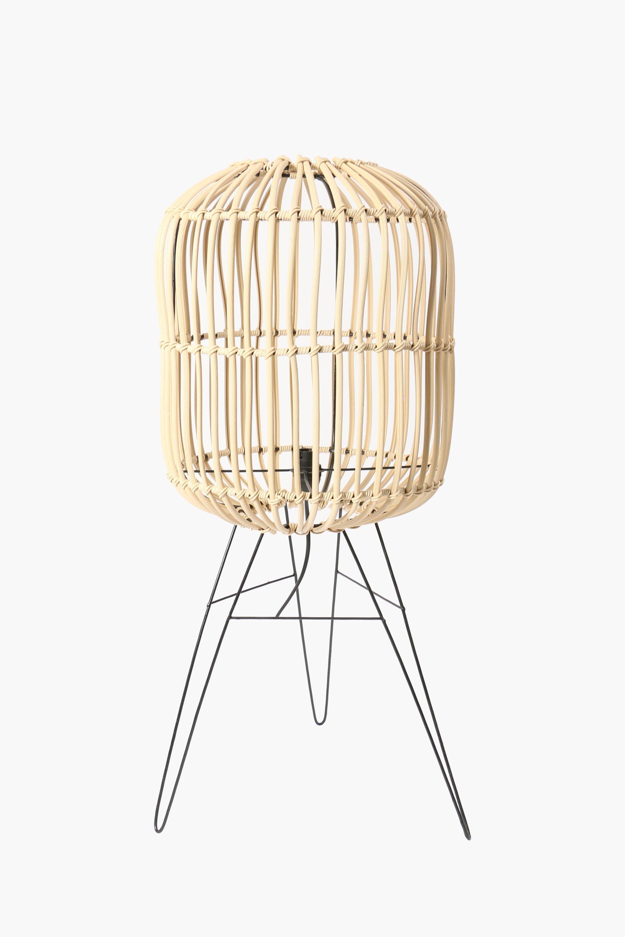 Cane Fibre Standing Lamp 32x87cm