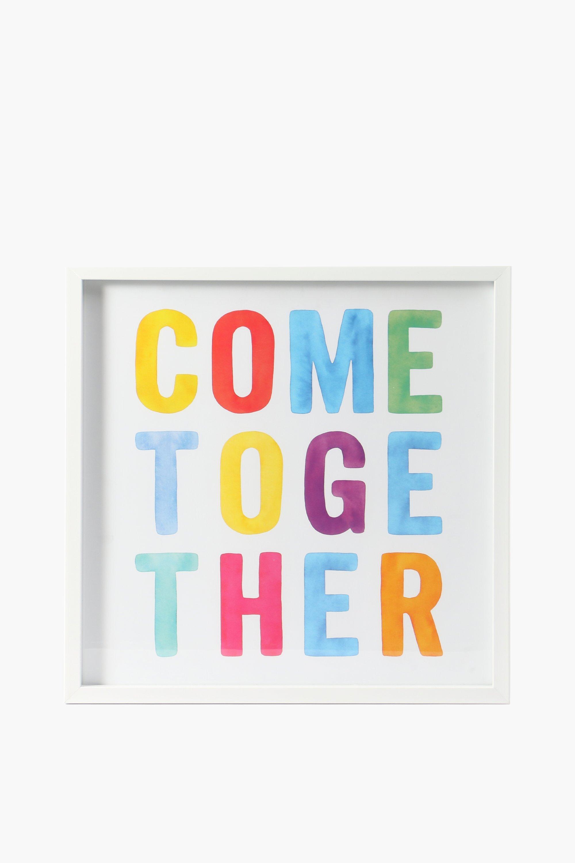 Framed Inspo Script, 50x50cm