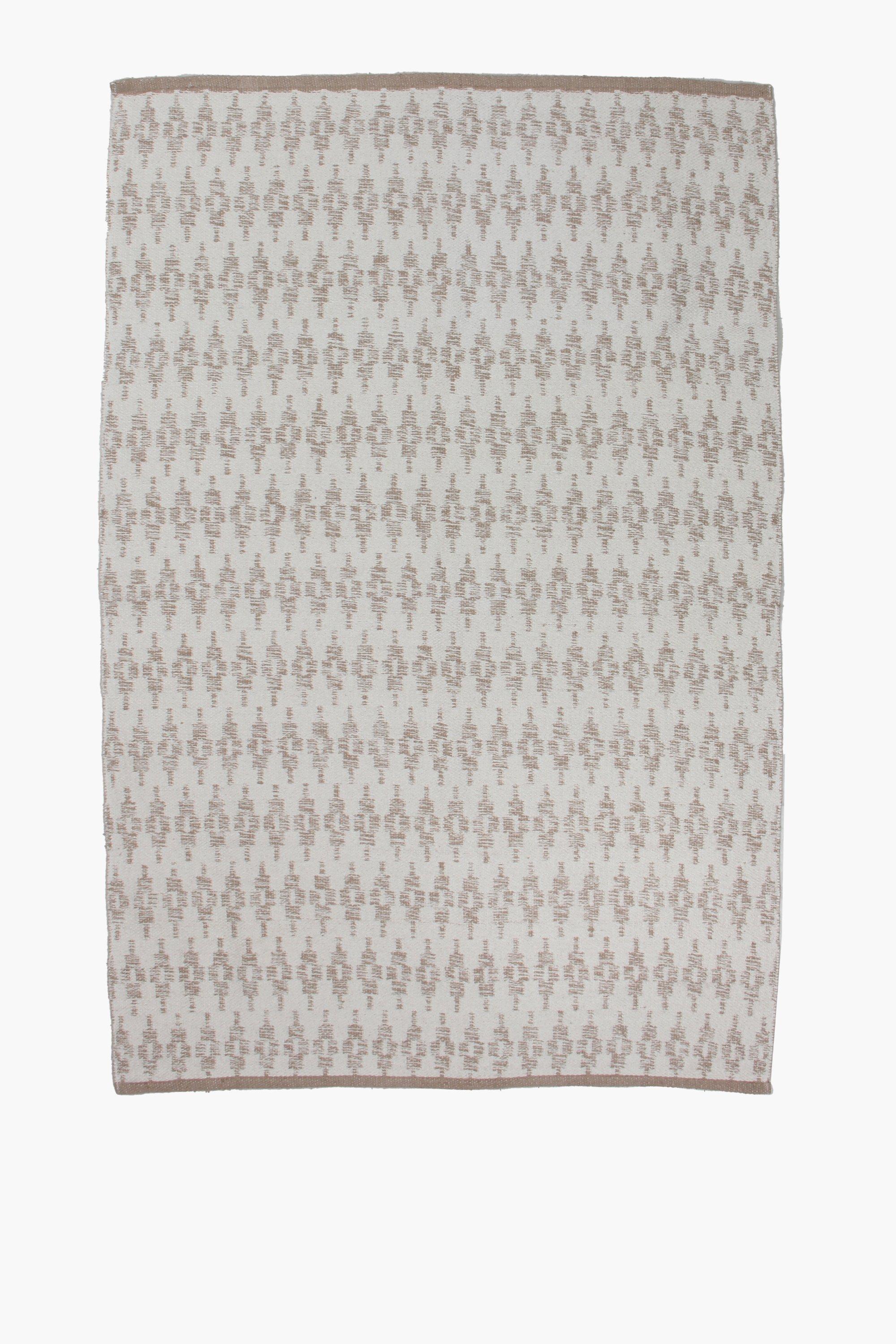 Woven Jacquard Geometric Rug, 120x180cm