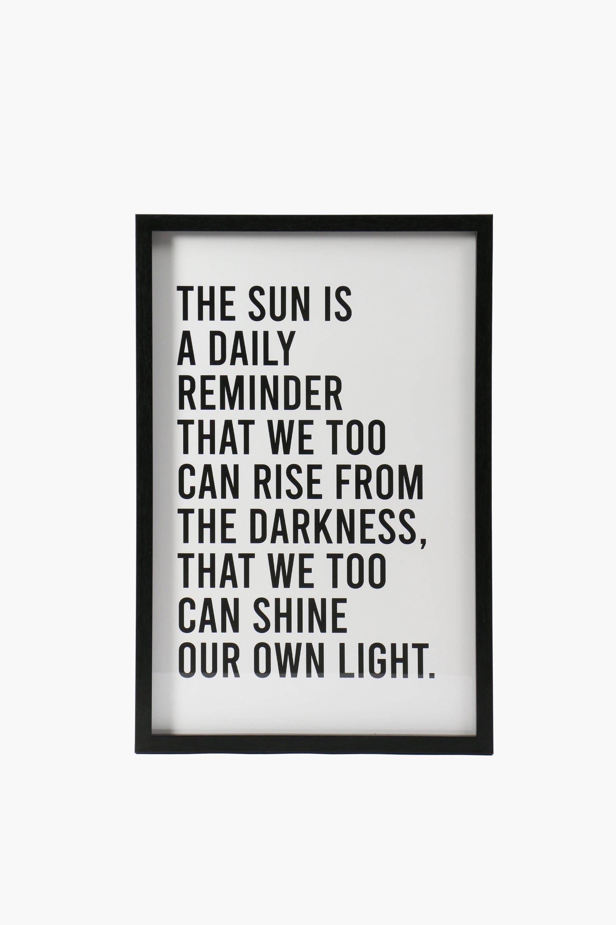 Frame Motivational Script, 40x60cm