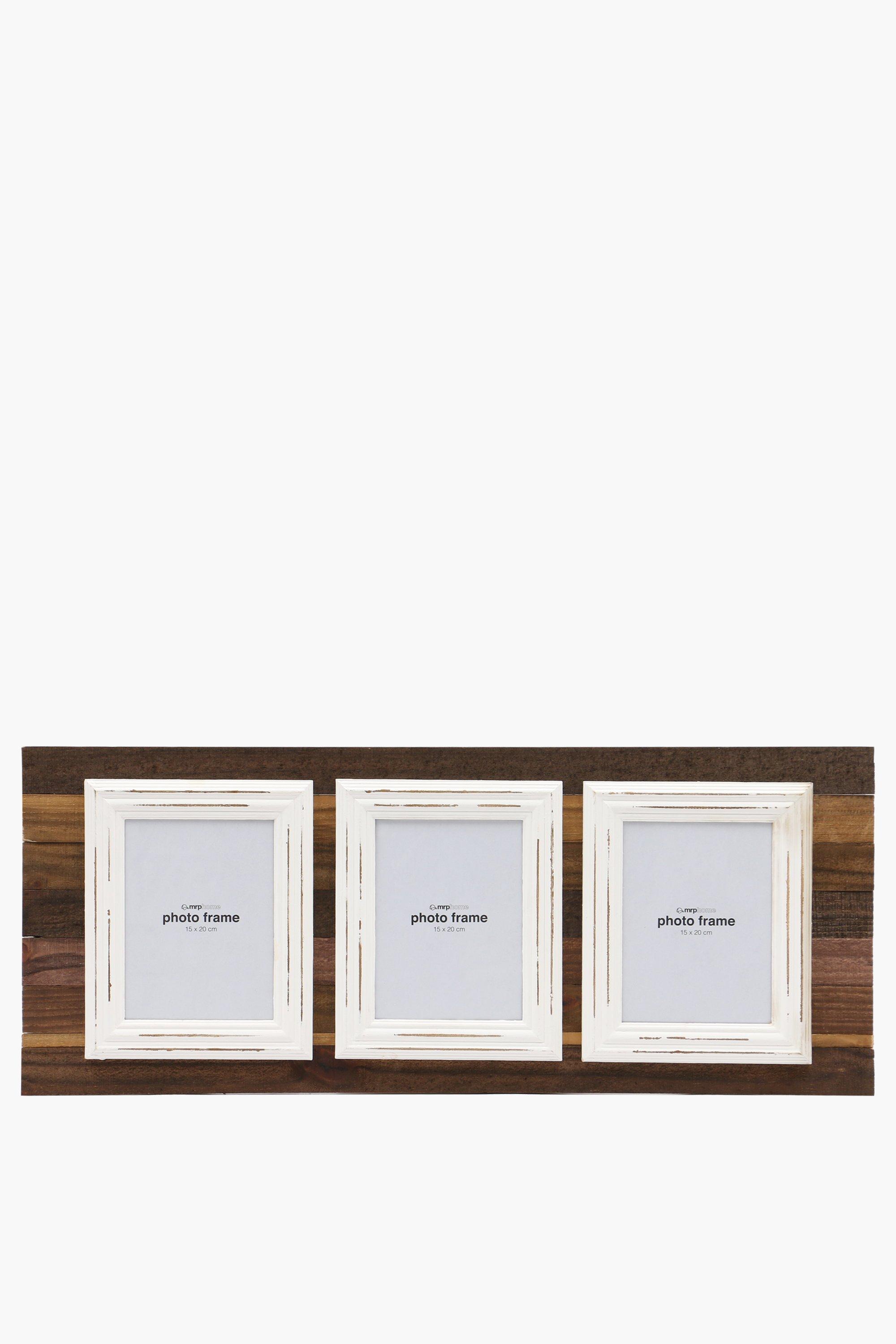 Pine Wood 3 Slot Frame, 82x83cm