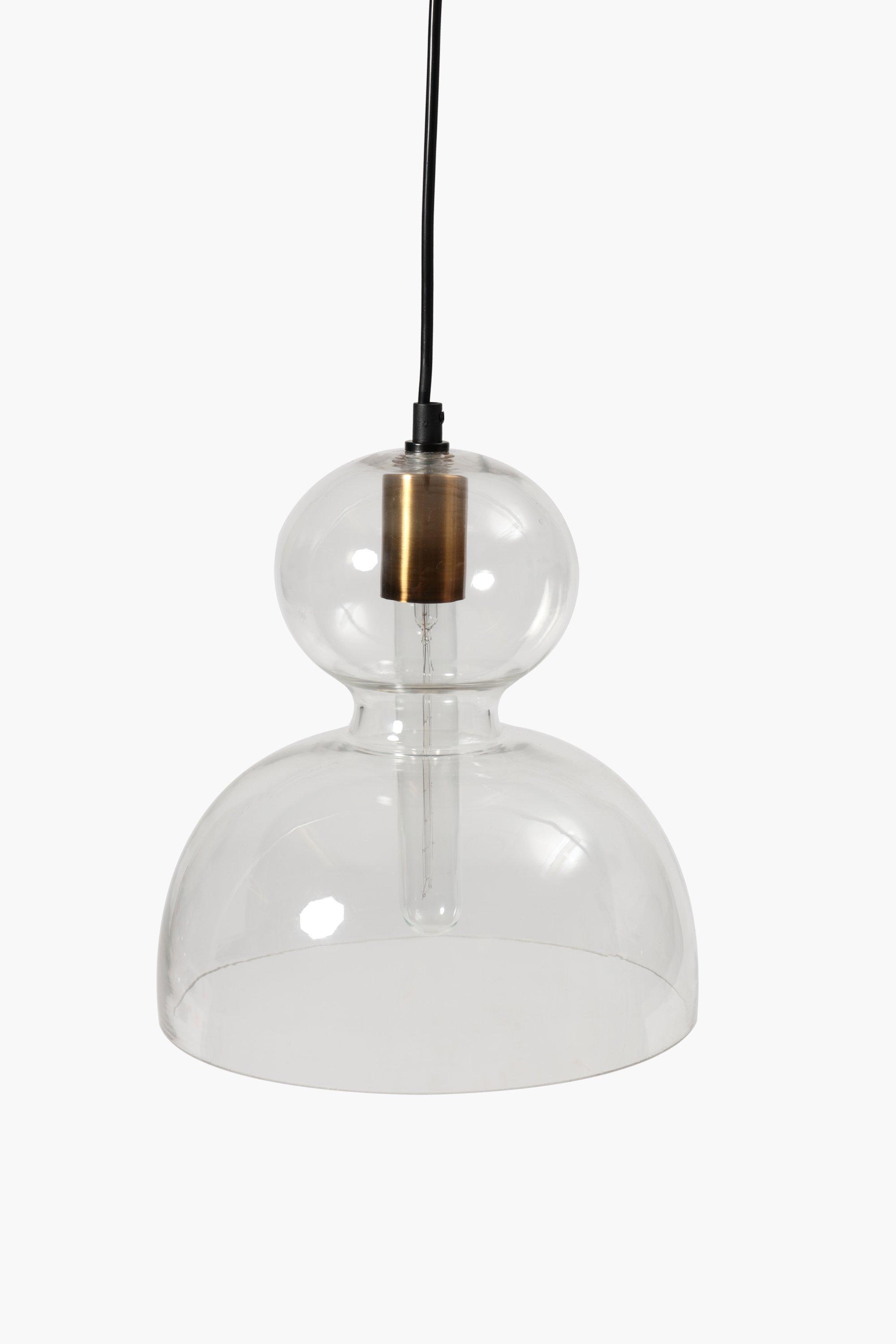 Glass Stack Hanging Pendant, 33x25cm