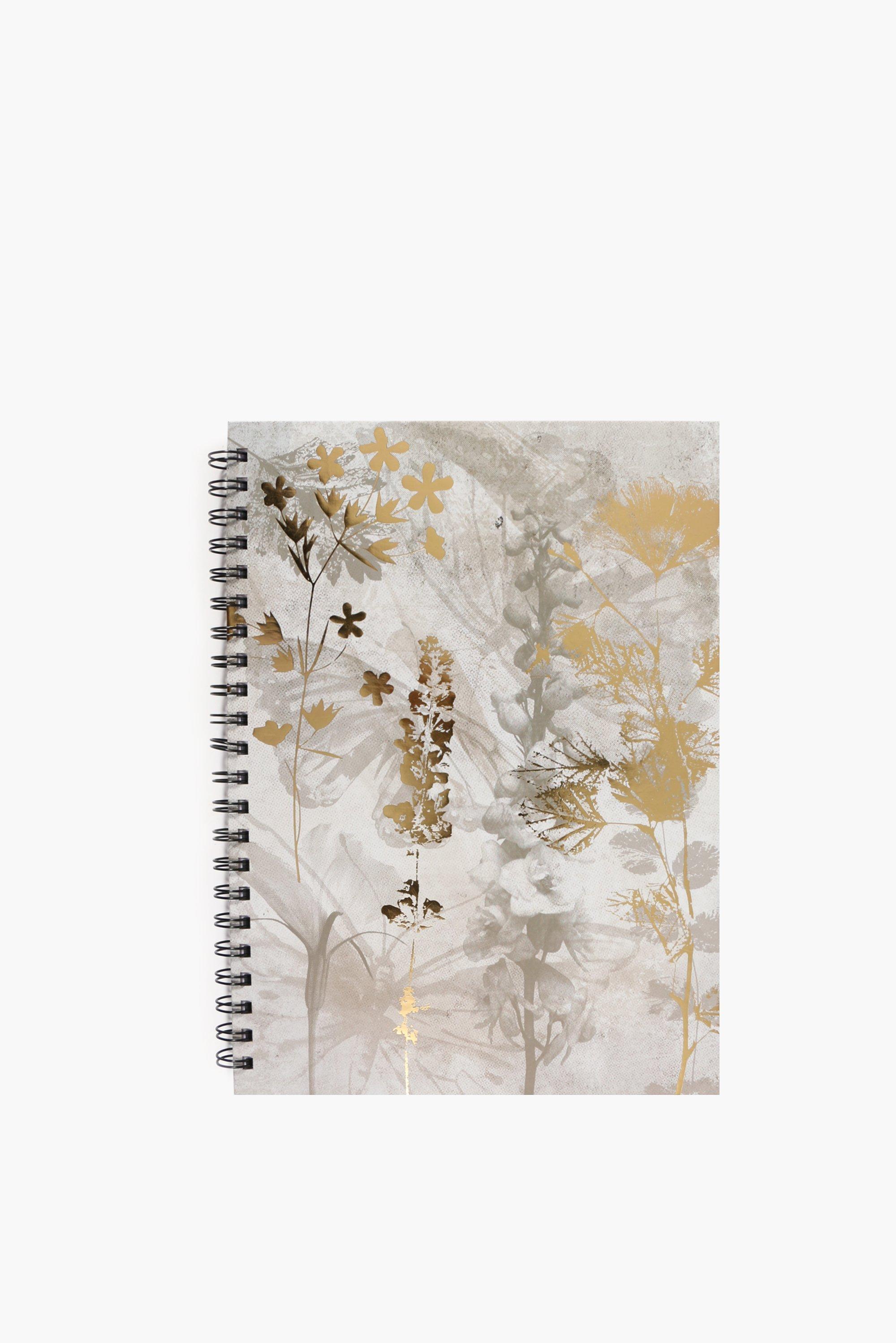 Bijou Metallic Spiral Notebook A4