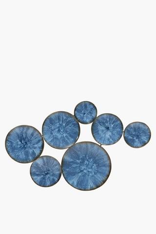 Dimensional Glazed Discs, 76x48cm