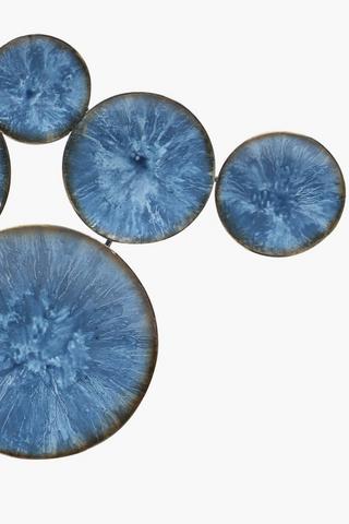 Dimensional Glazed Discs, 76x48cm