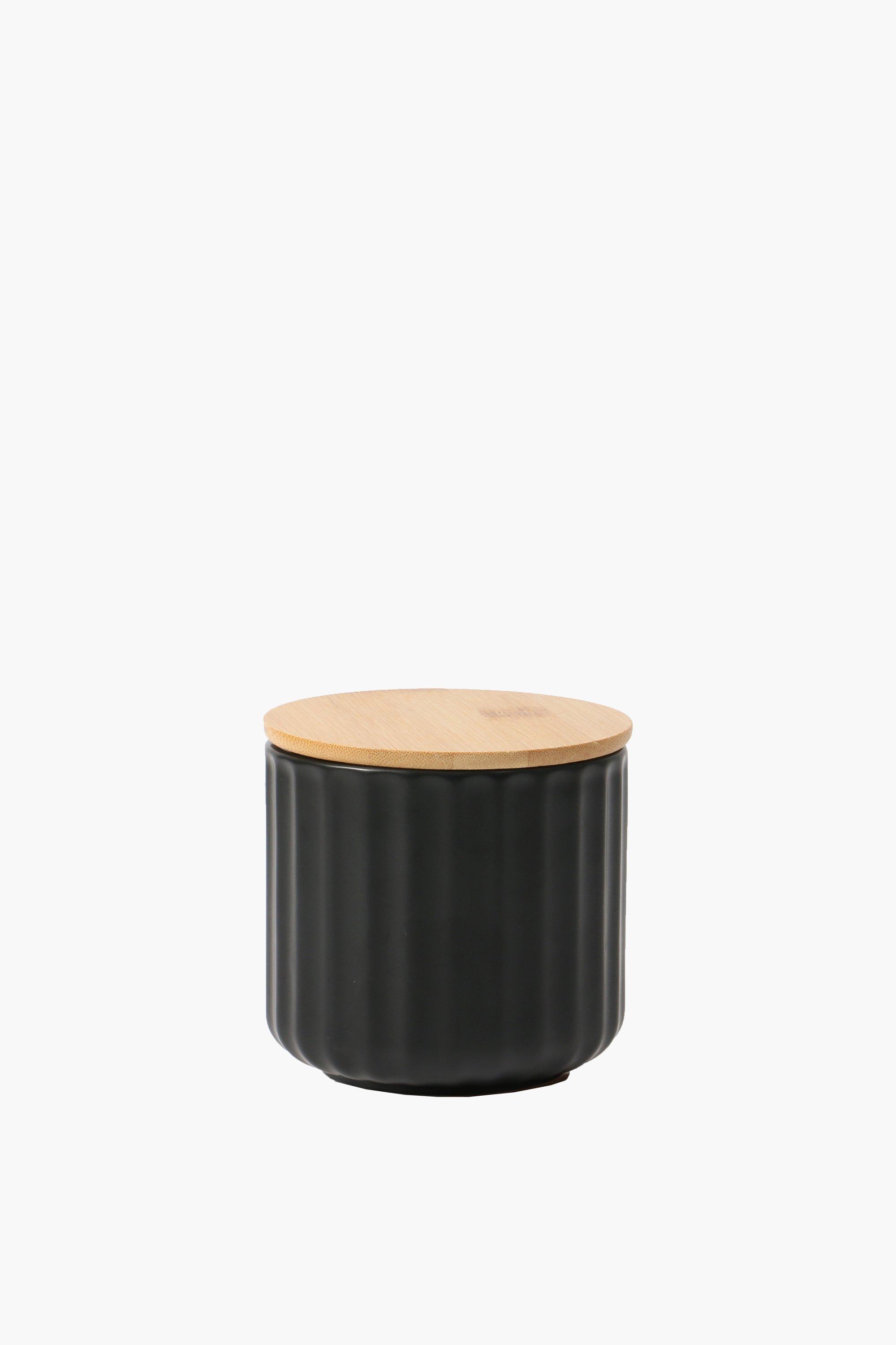 Ceramic Fluted Canister Medium