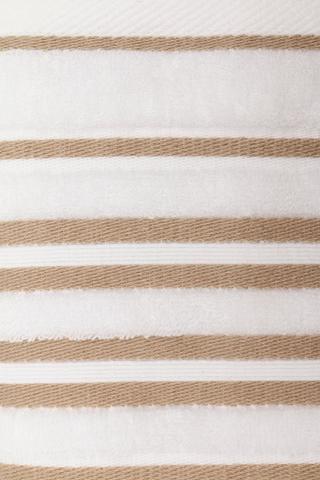 Linen Textured Border Cotton Bath Sheet