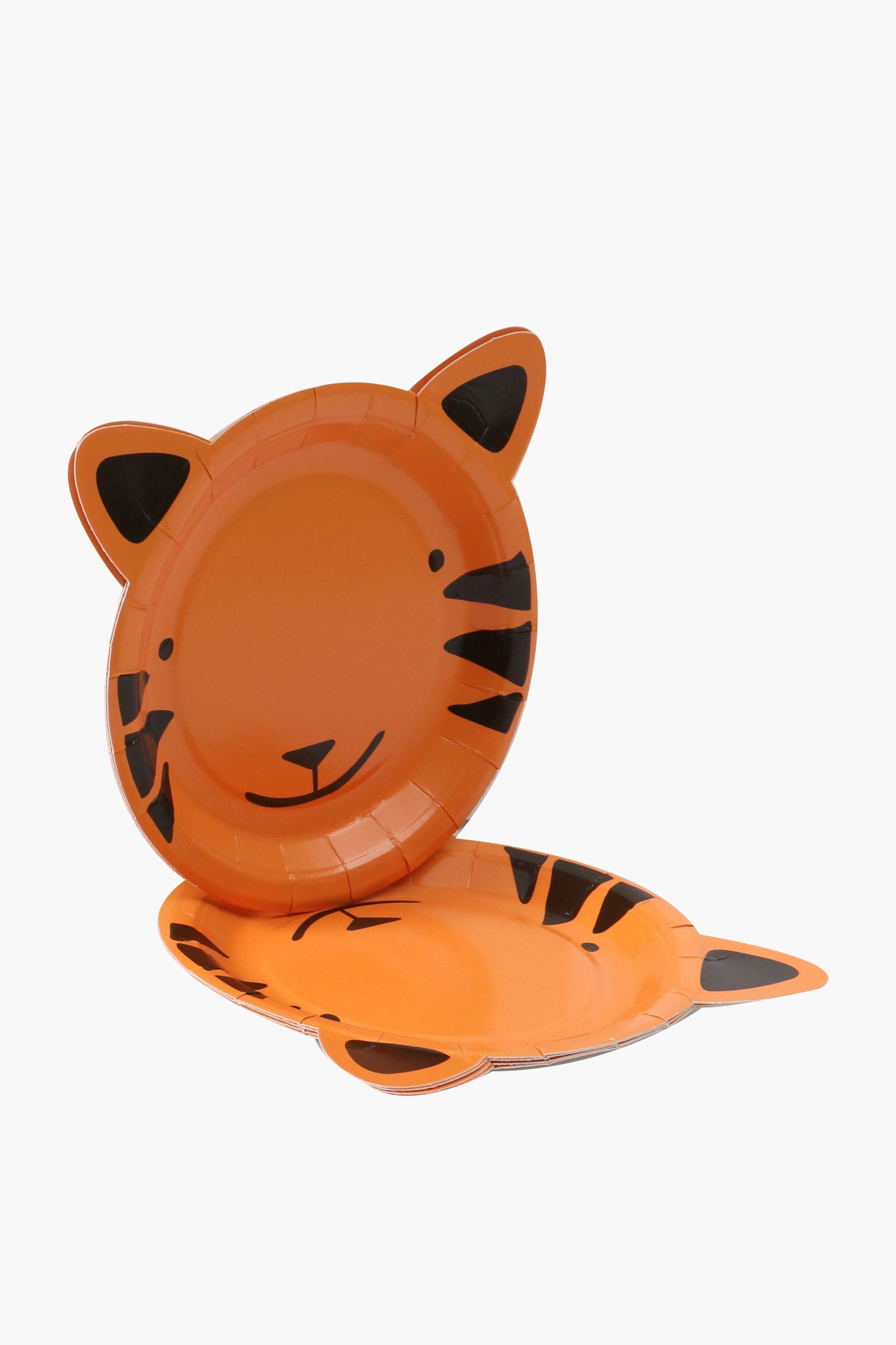 8 Pack Jungle Tigger Plates