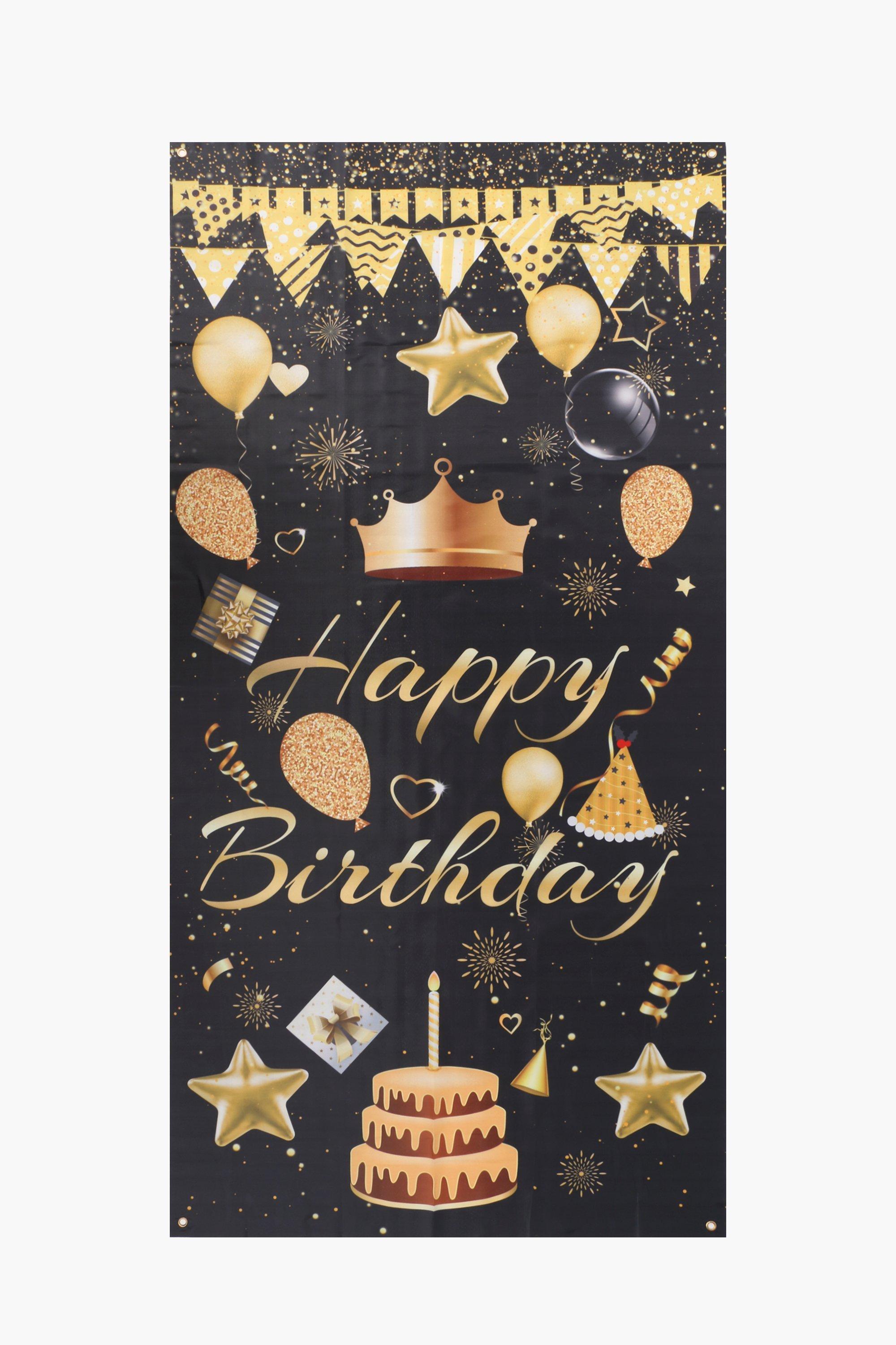 Happy Birthday Backdrop, 1,8m