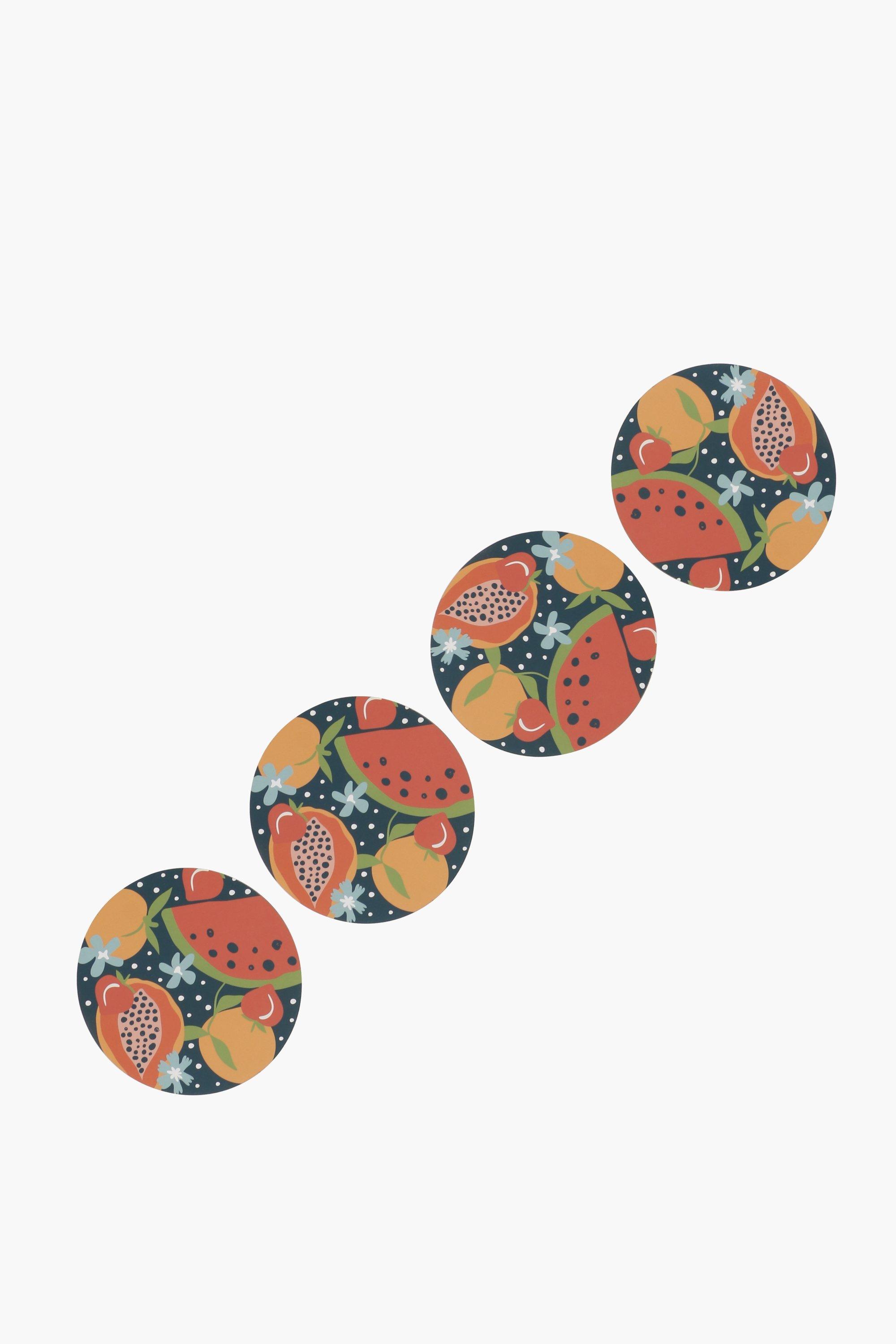 4 Pack Malibu Cork Coasters