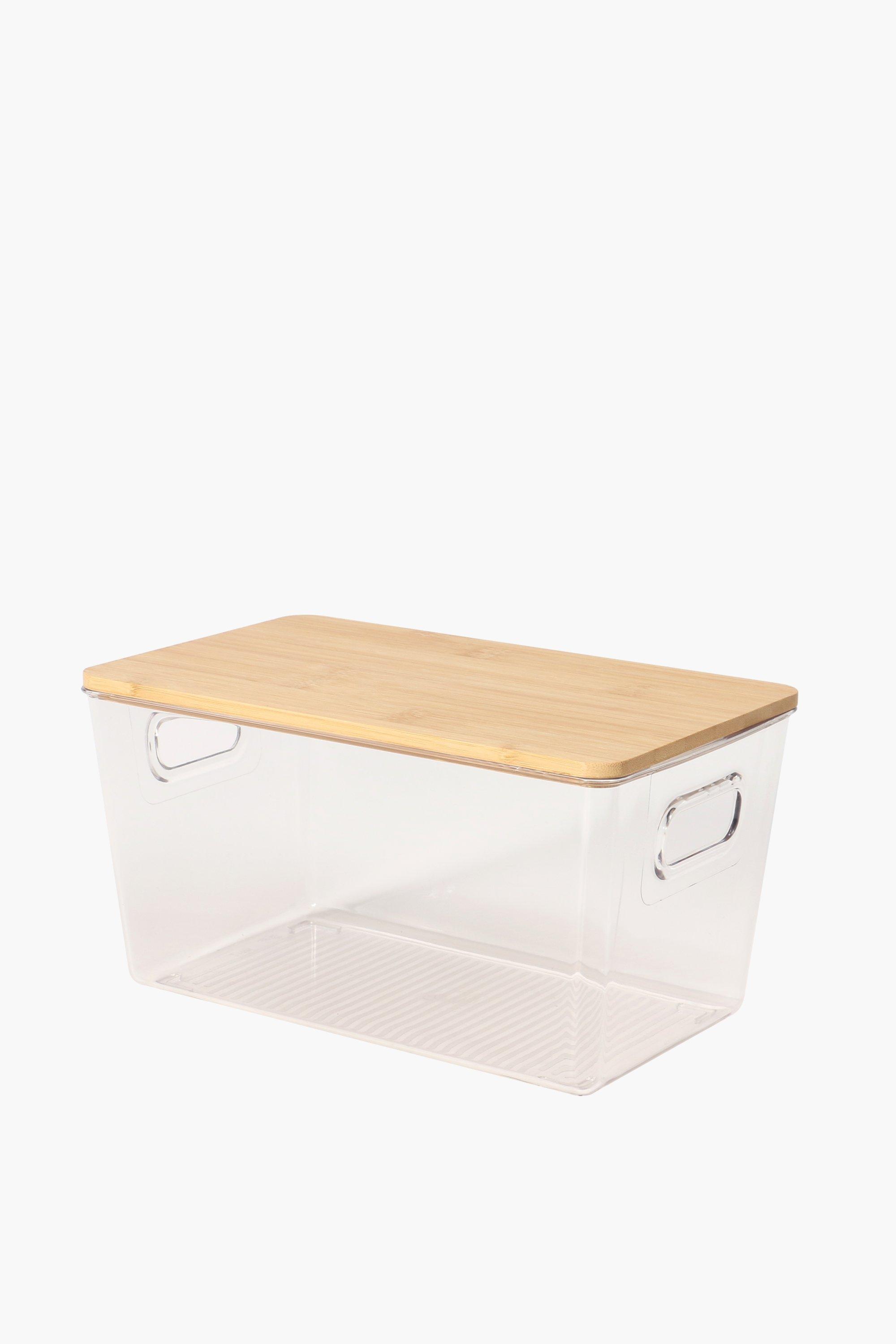 Bamboo Lid Storage Container, Large