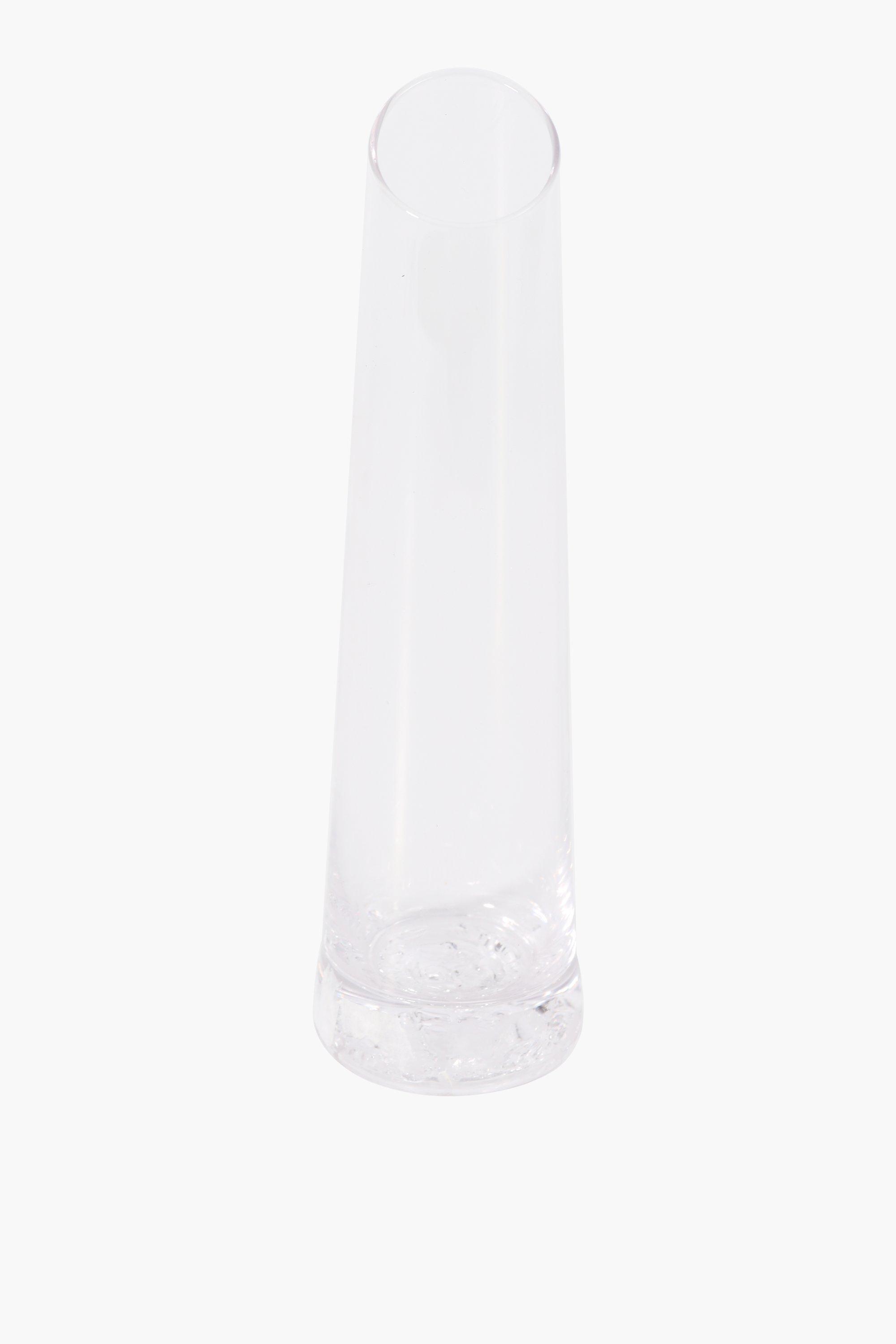 Slant Glass Vase 15x36cm