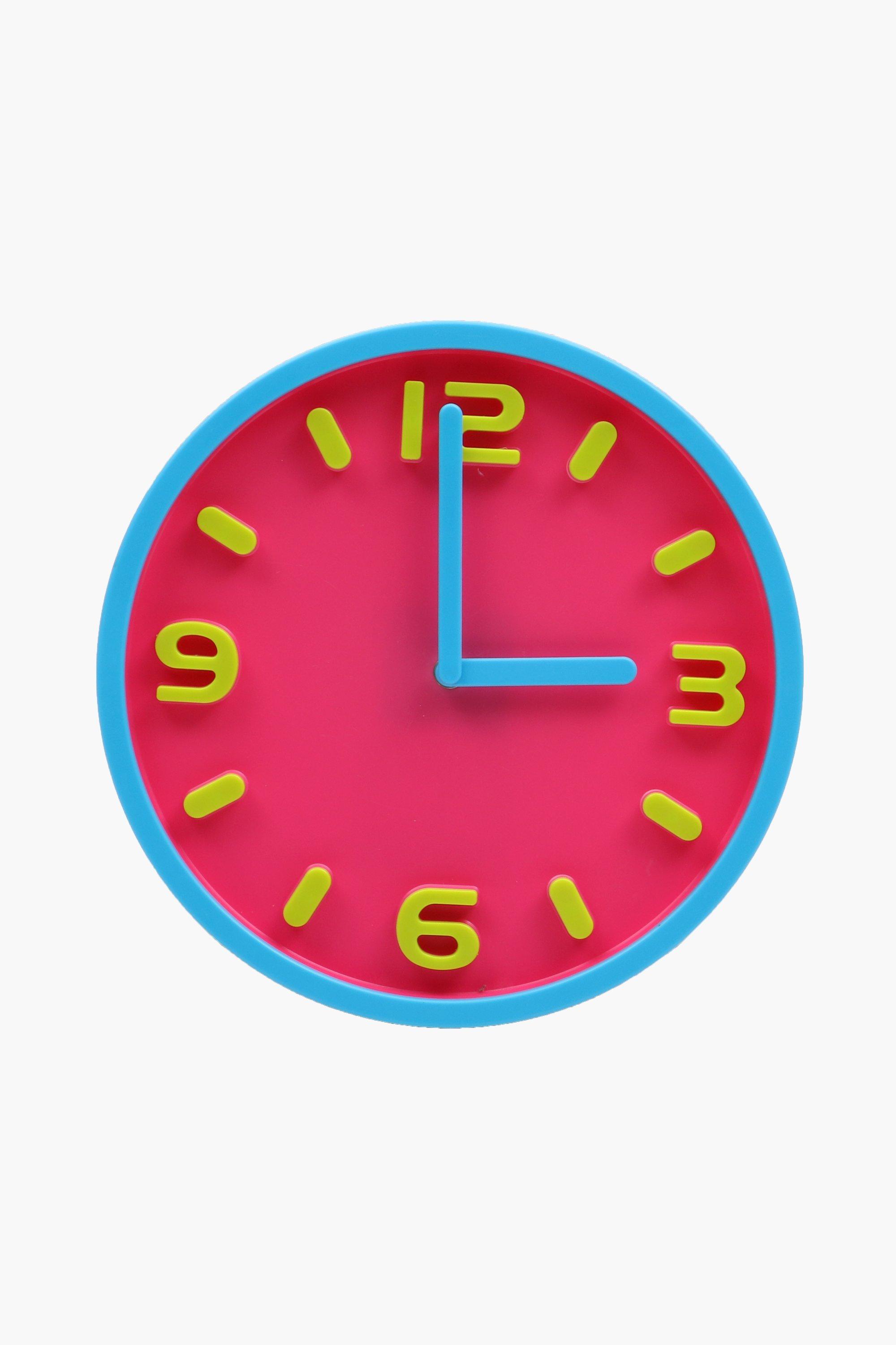 Plastic Wall Clock, 30cm