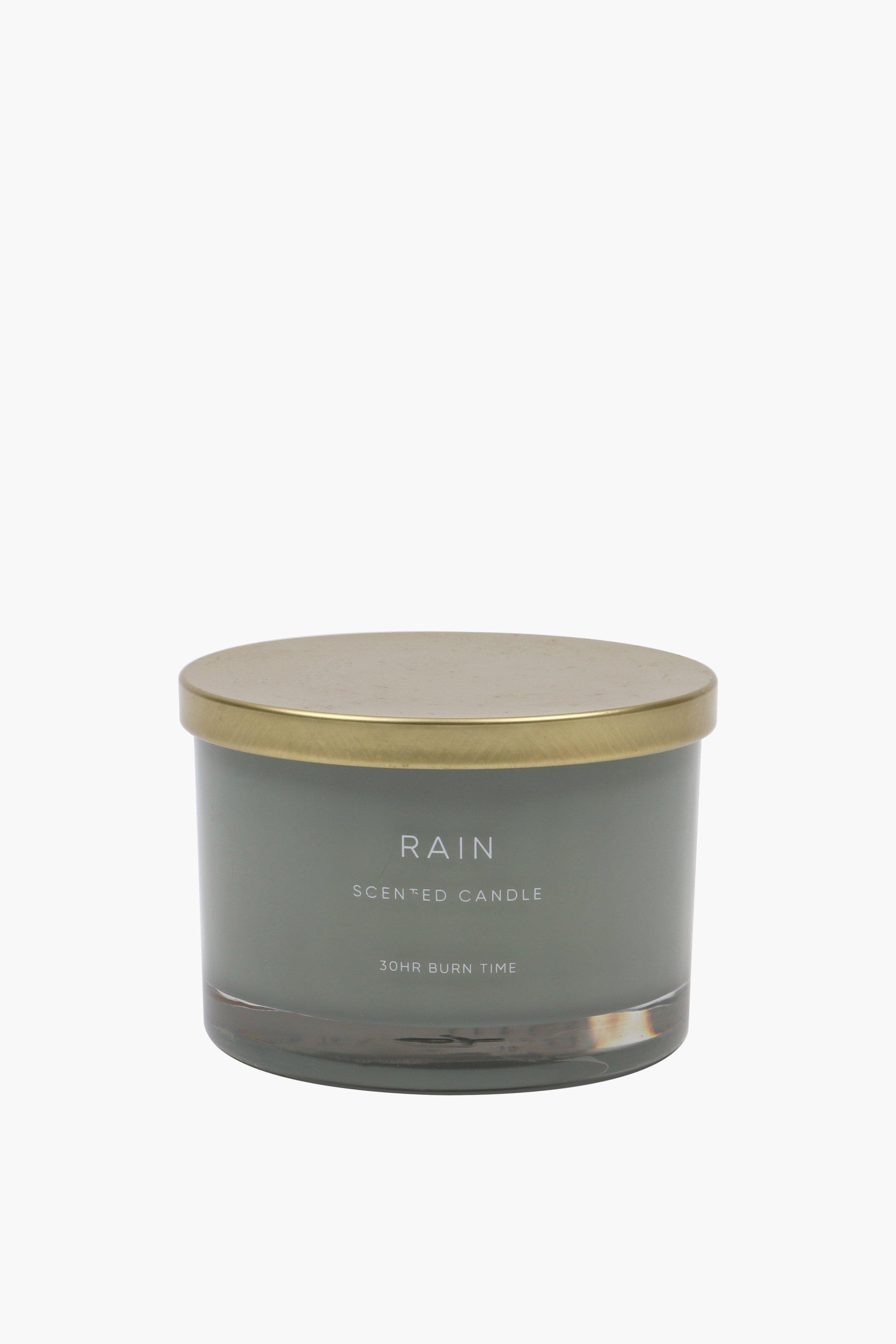 Rain 3 Wick Candle, 8x12cm