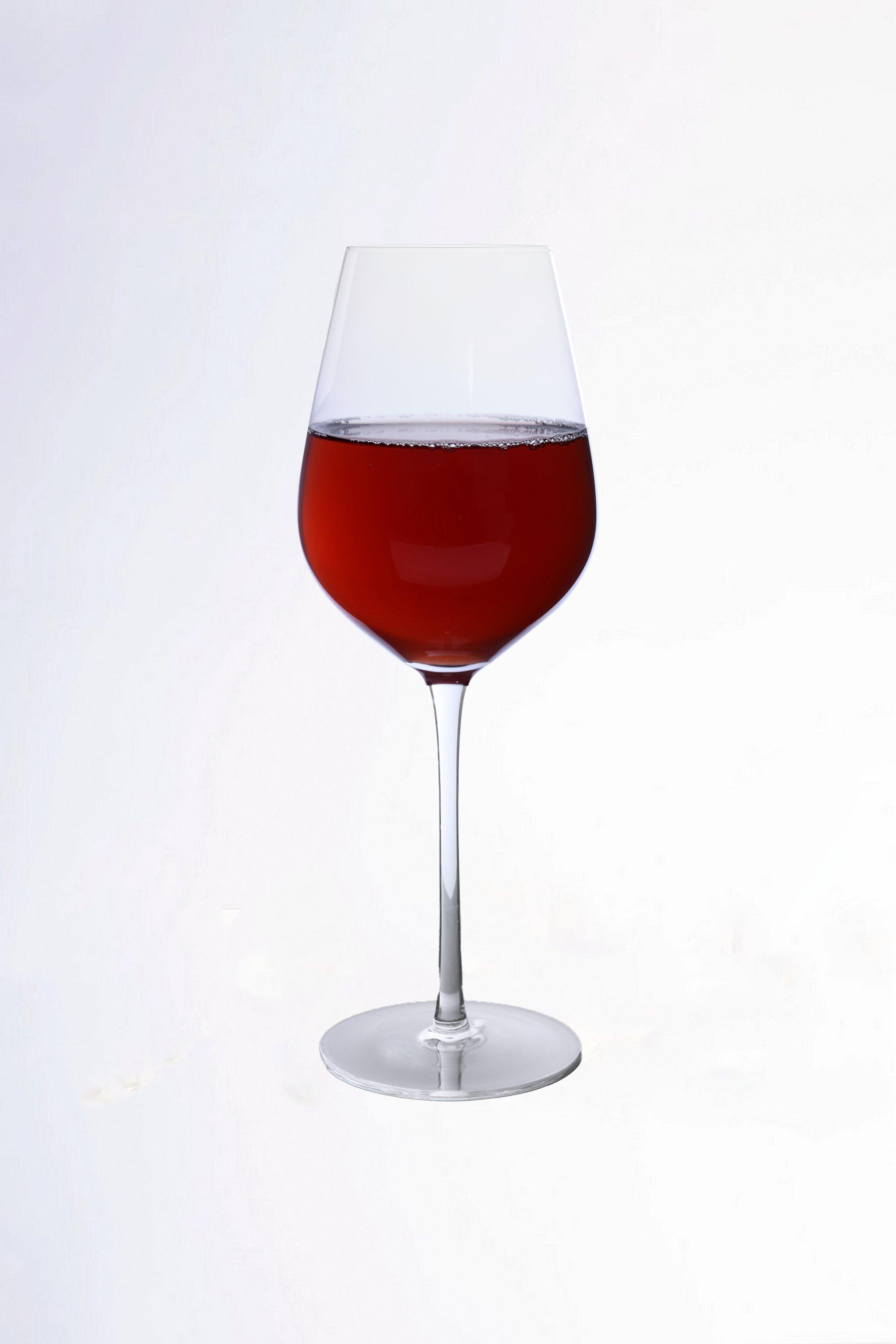 4 Pack Crystal Red Wine Glasses