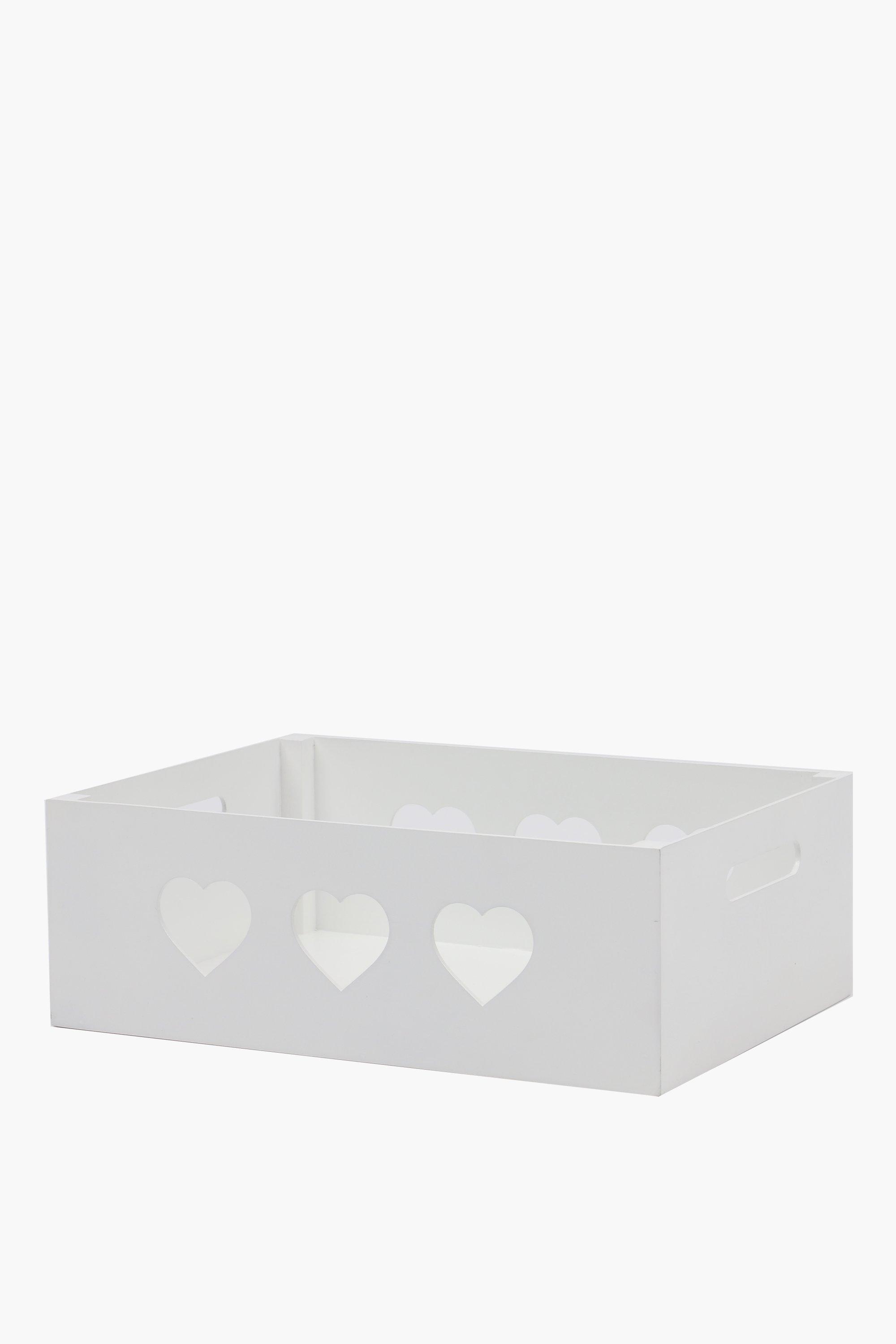 Heart Wooden Crate Large