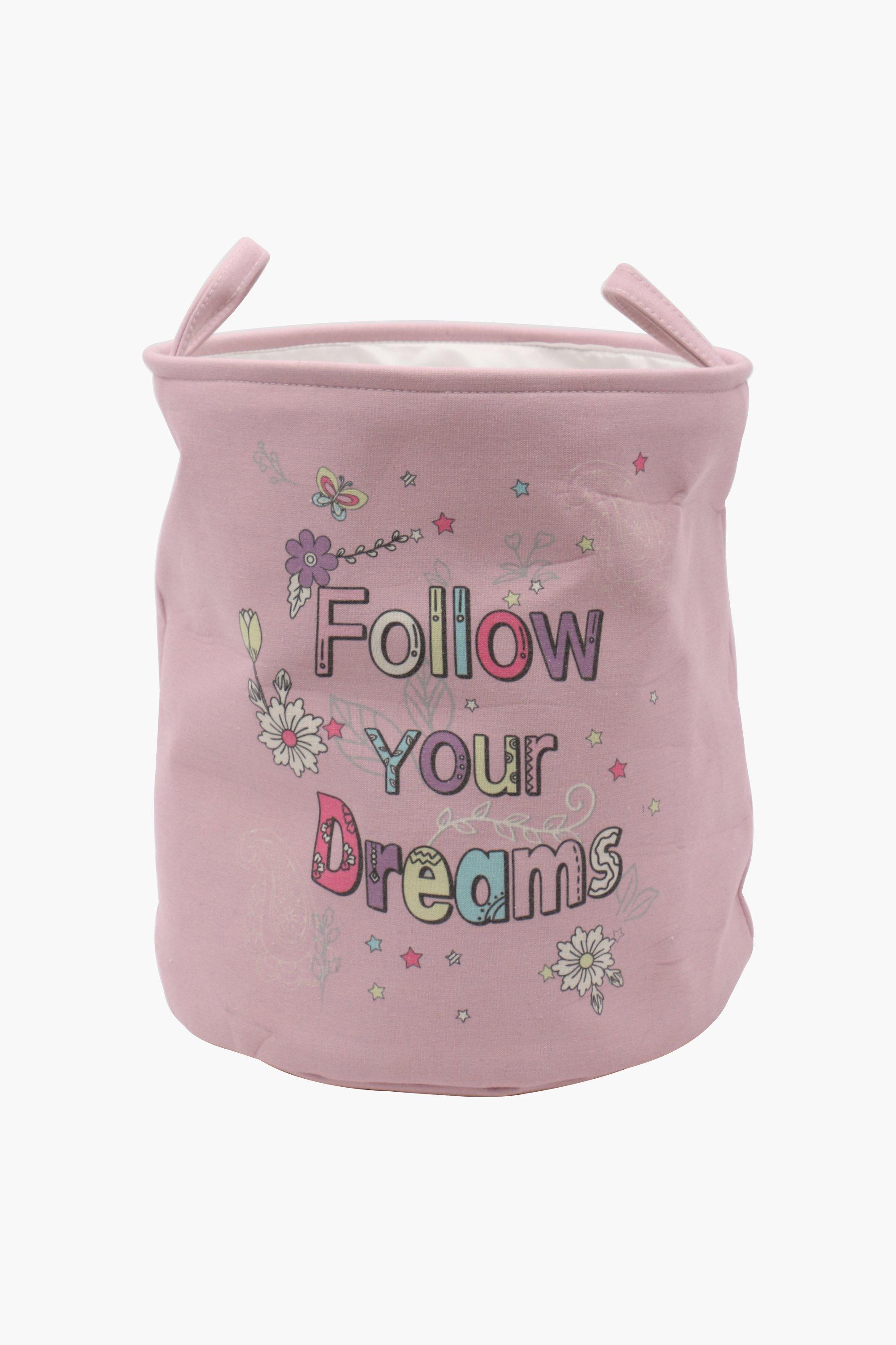 Eva Script Coated Laundry Basket