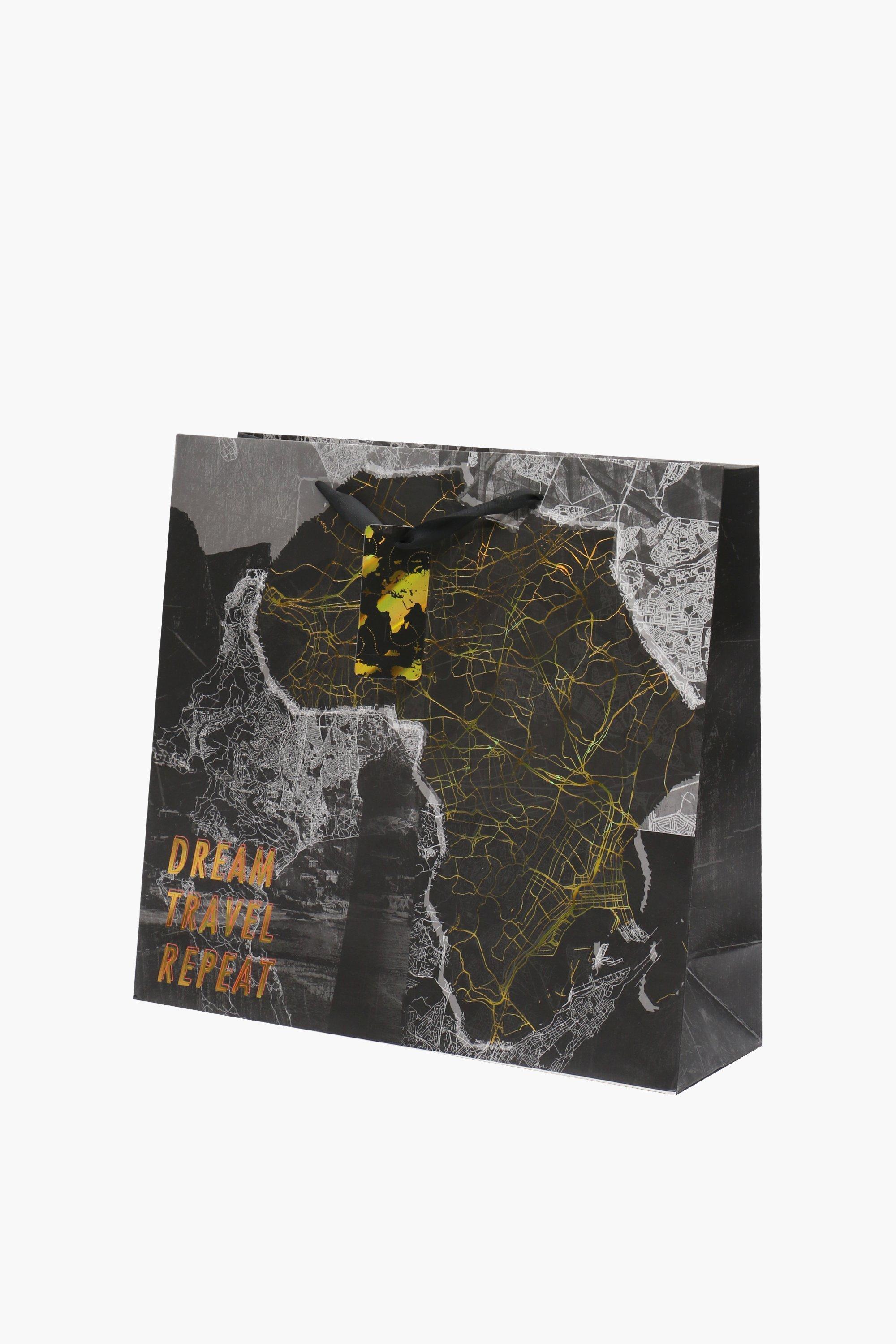 Map Gift Bag Large