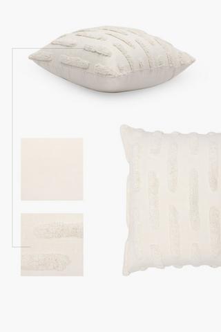 Textured Lines Scatter Cushion, 50x50cm