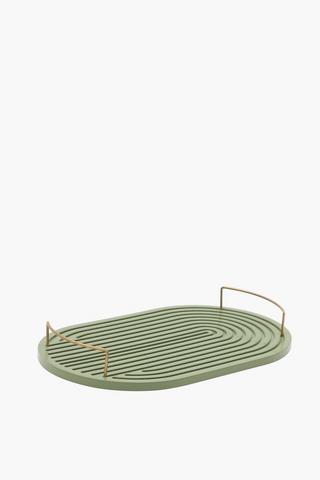 Oval Deco Tray, 19x30cm