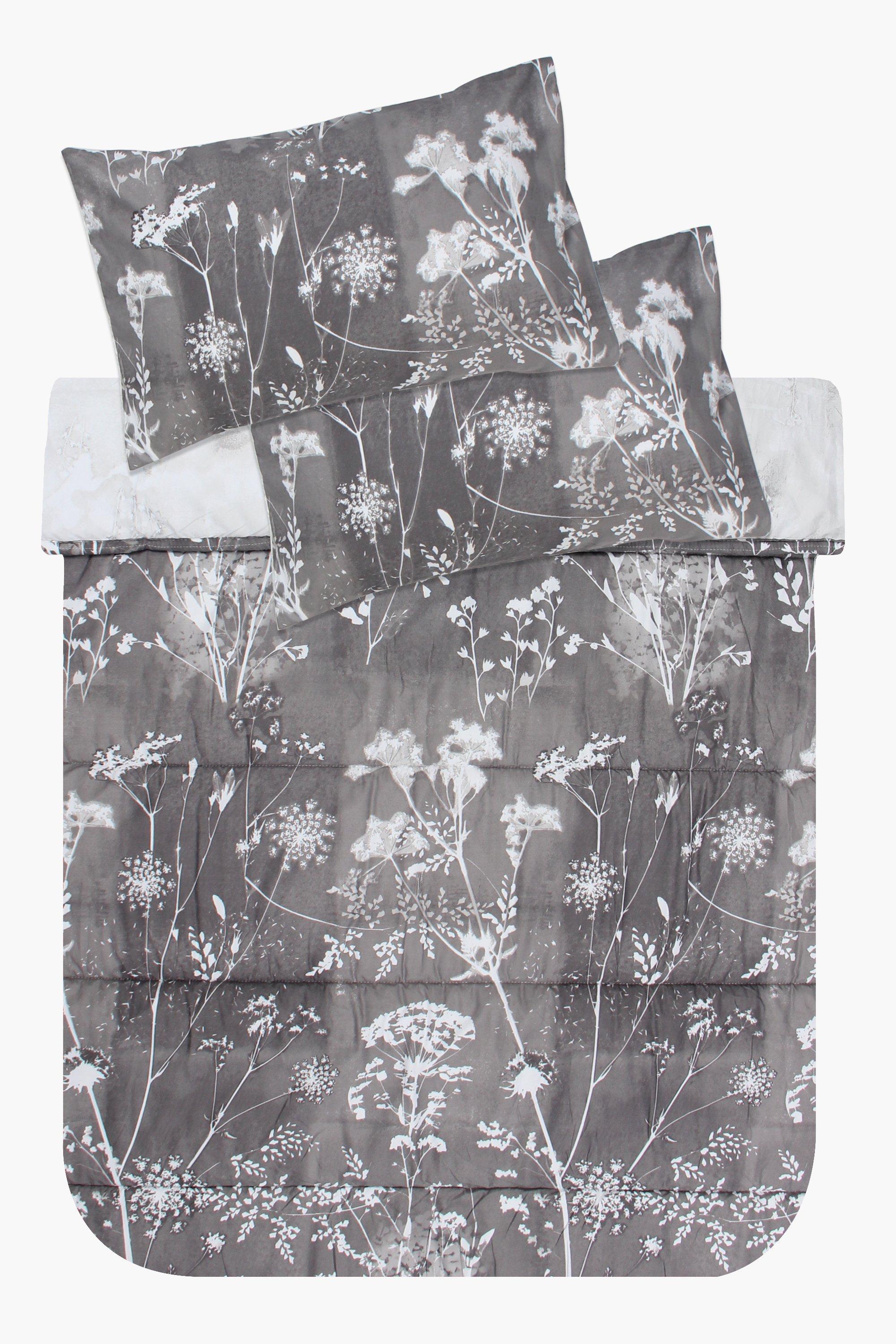 Microfibre Botanical Comforter Set