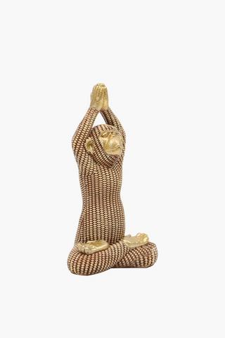 Zen Monkey Pose, 13x22cm