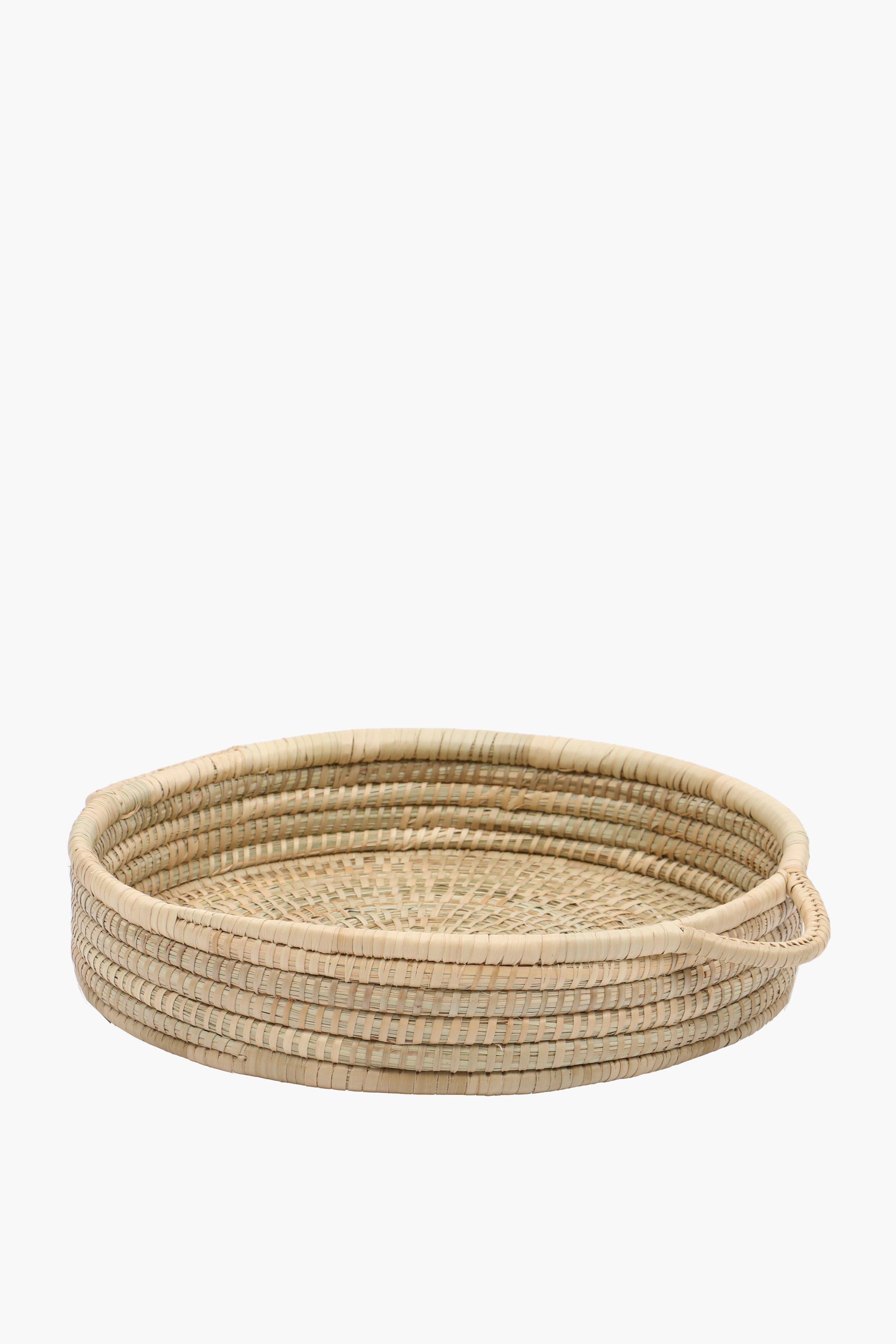 Woven Basket Serving Tray
