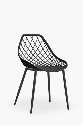 Retro Web Armless Chair
