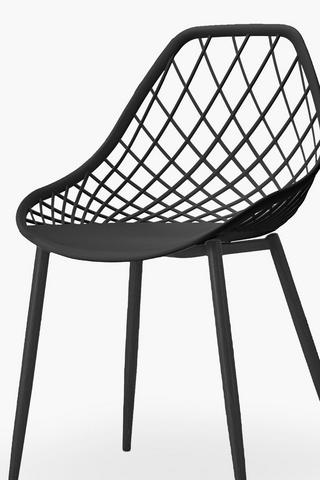 Retro Web Armless Chair