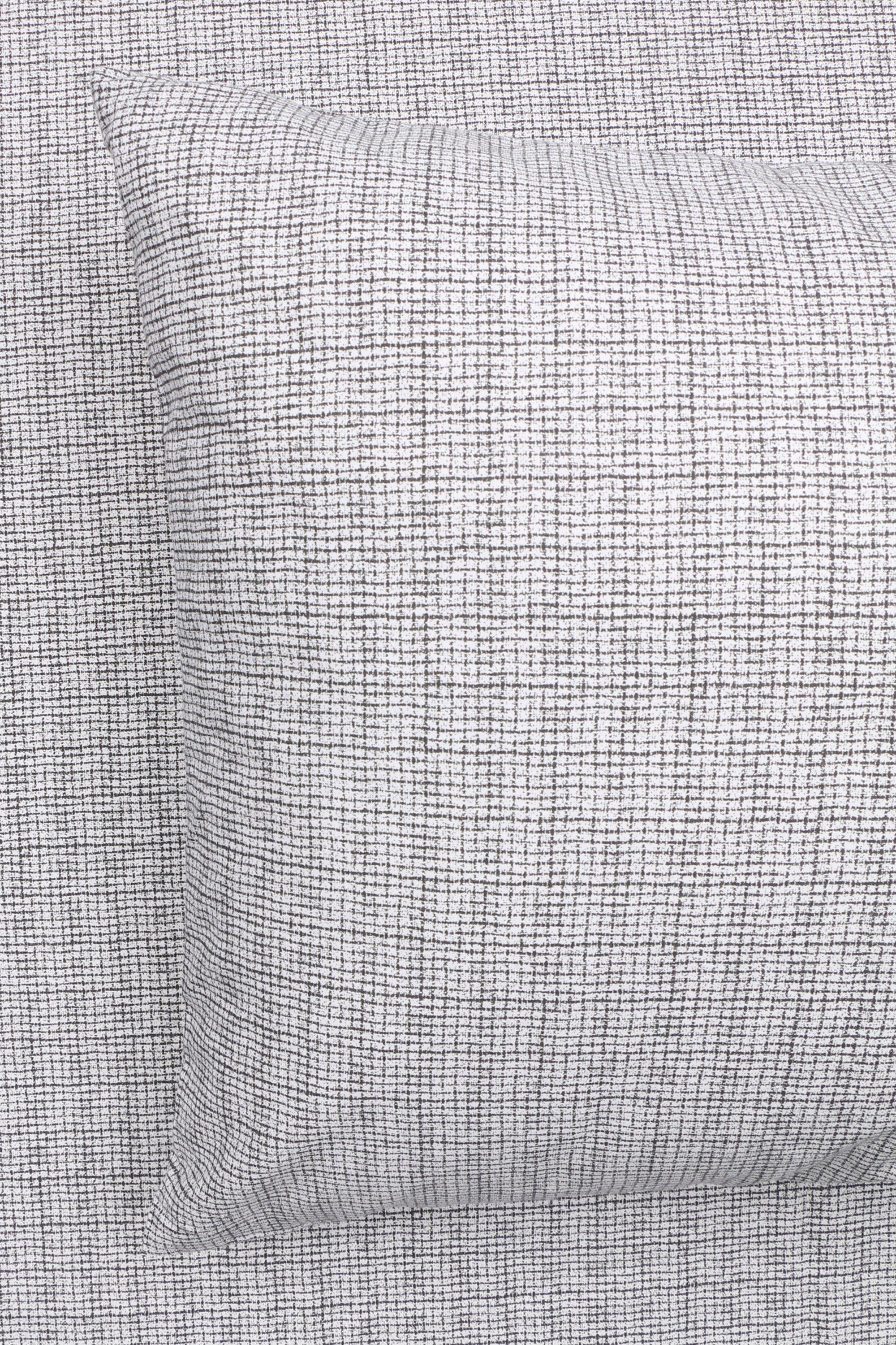 144 Thread Count Cotton Urban Texture 2 Pack Standard Pillowcase