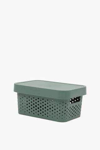 5l Dotted Storage Basket