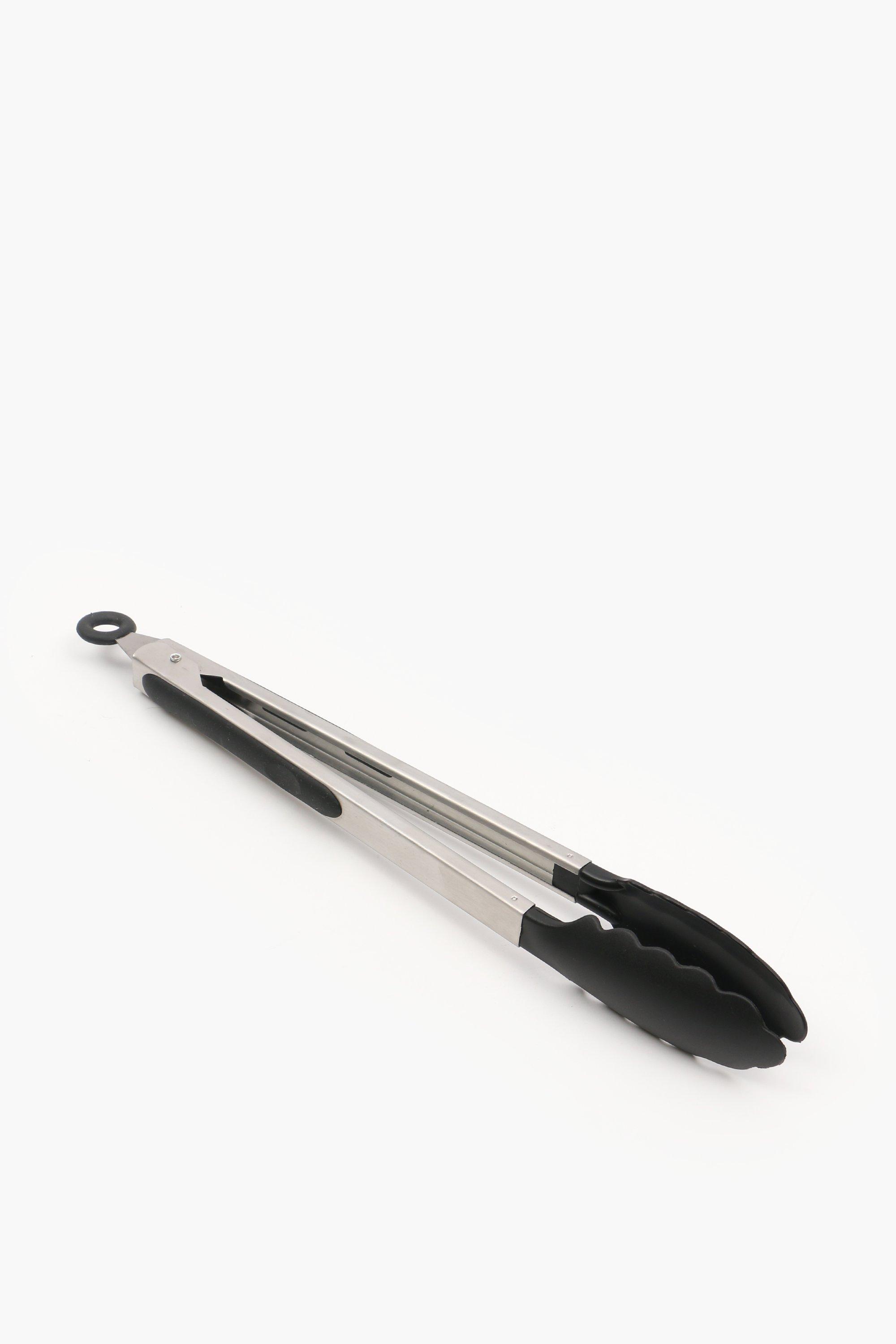 Stainless Steel And Nylon Tongs, 30cm