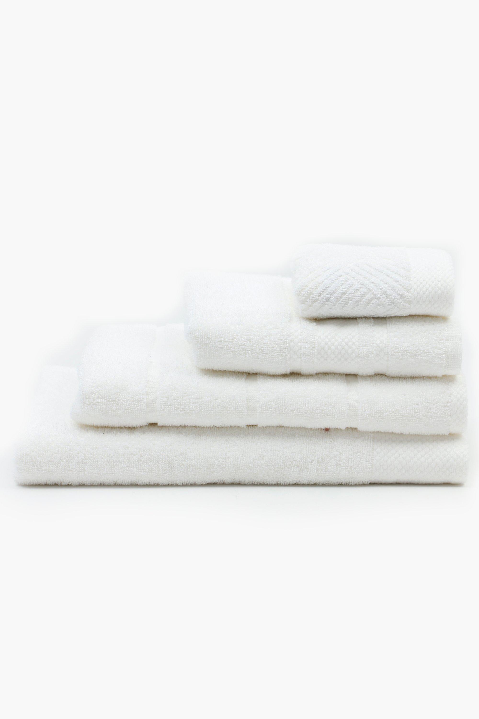 Textured Cotton Terry Bath Sheet
