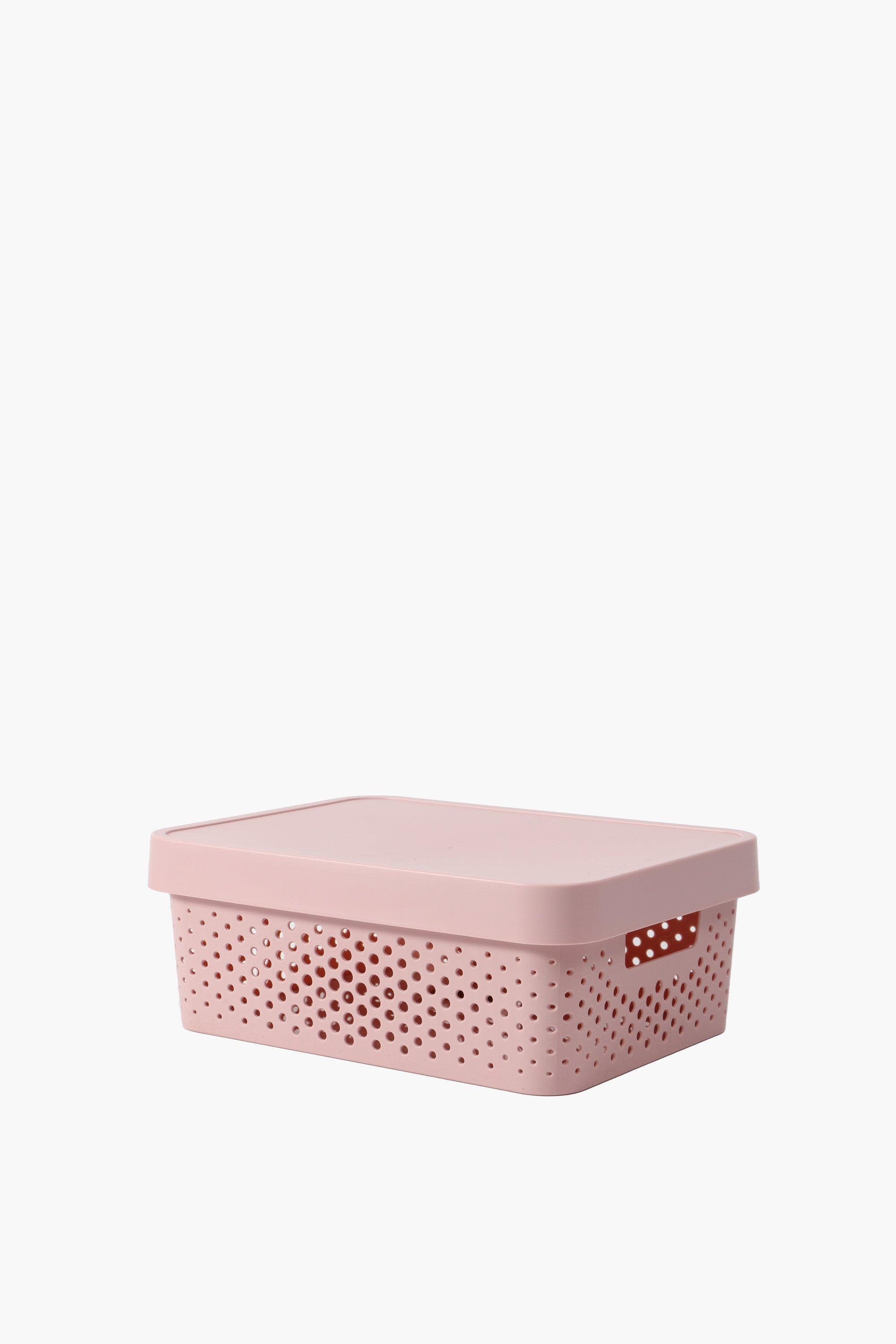 Plastic Dot Basket Medium