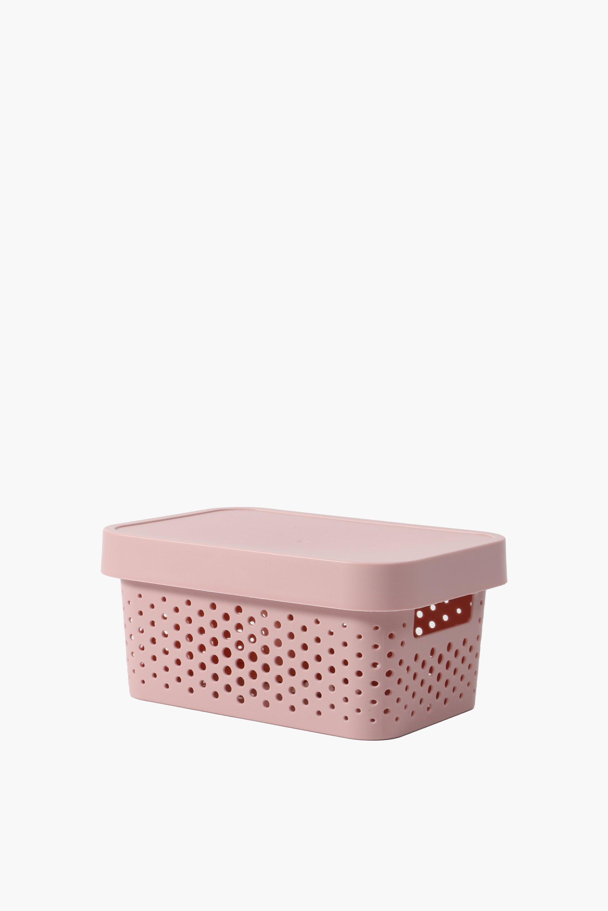 Plastic Dot Basket Small