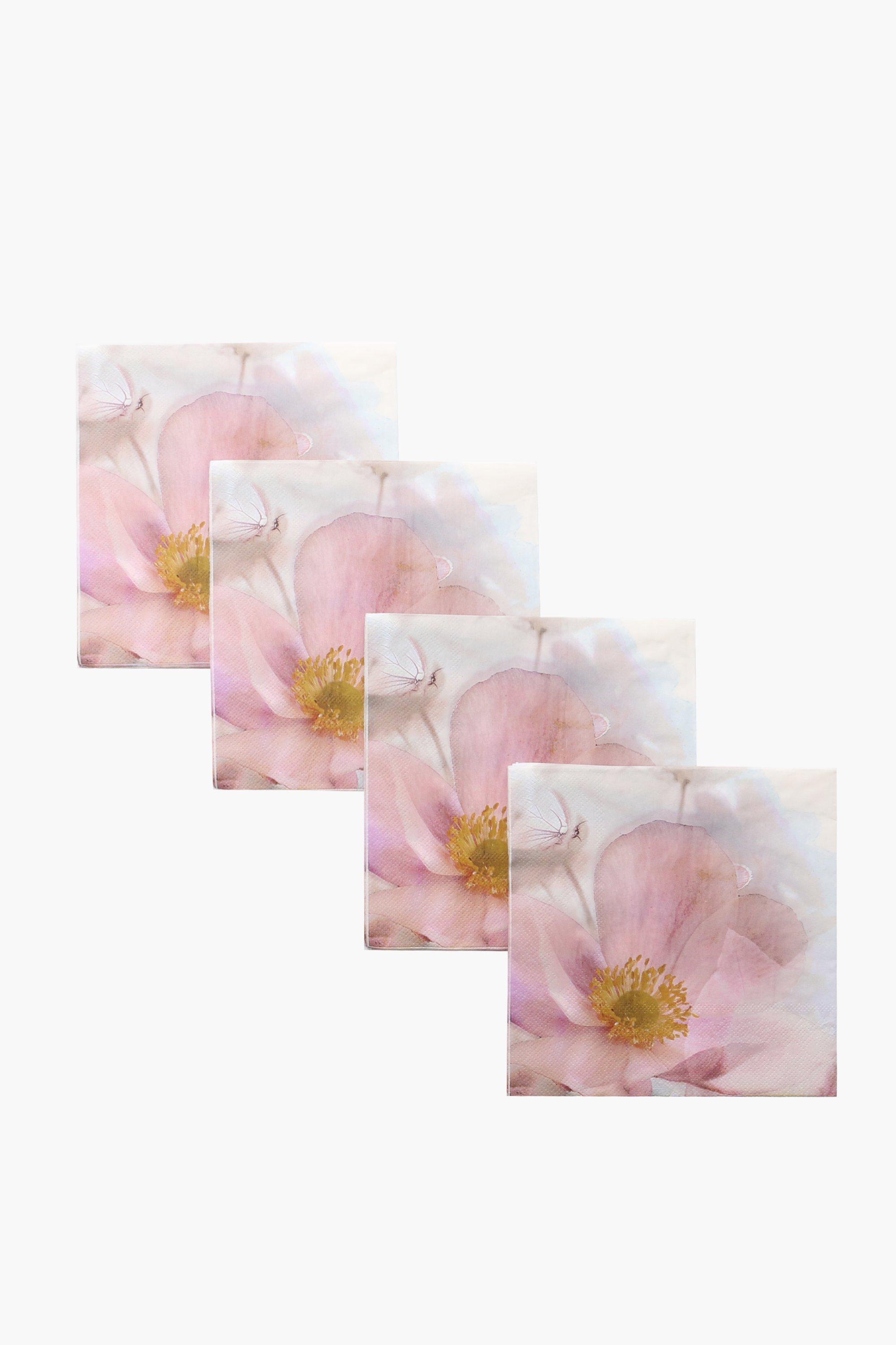 20 Pack Floral Serviettes