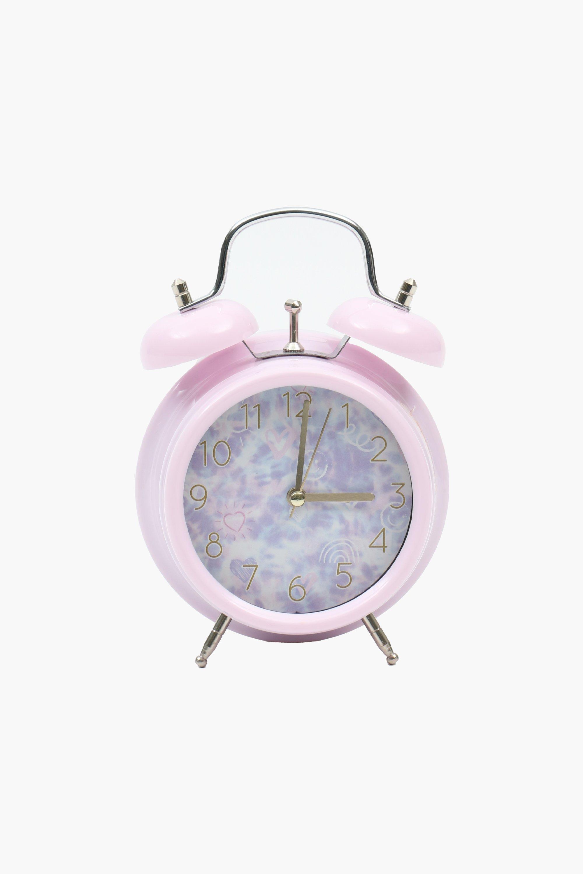 Twin Bell Tie Dye Clock