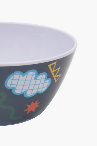 Squiggle Melamine Bowl