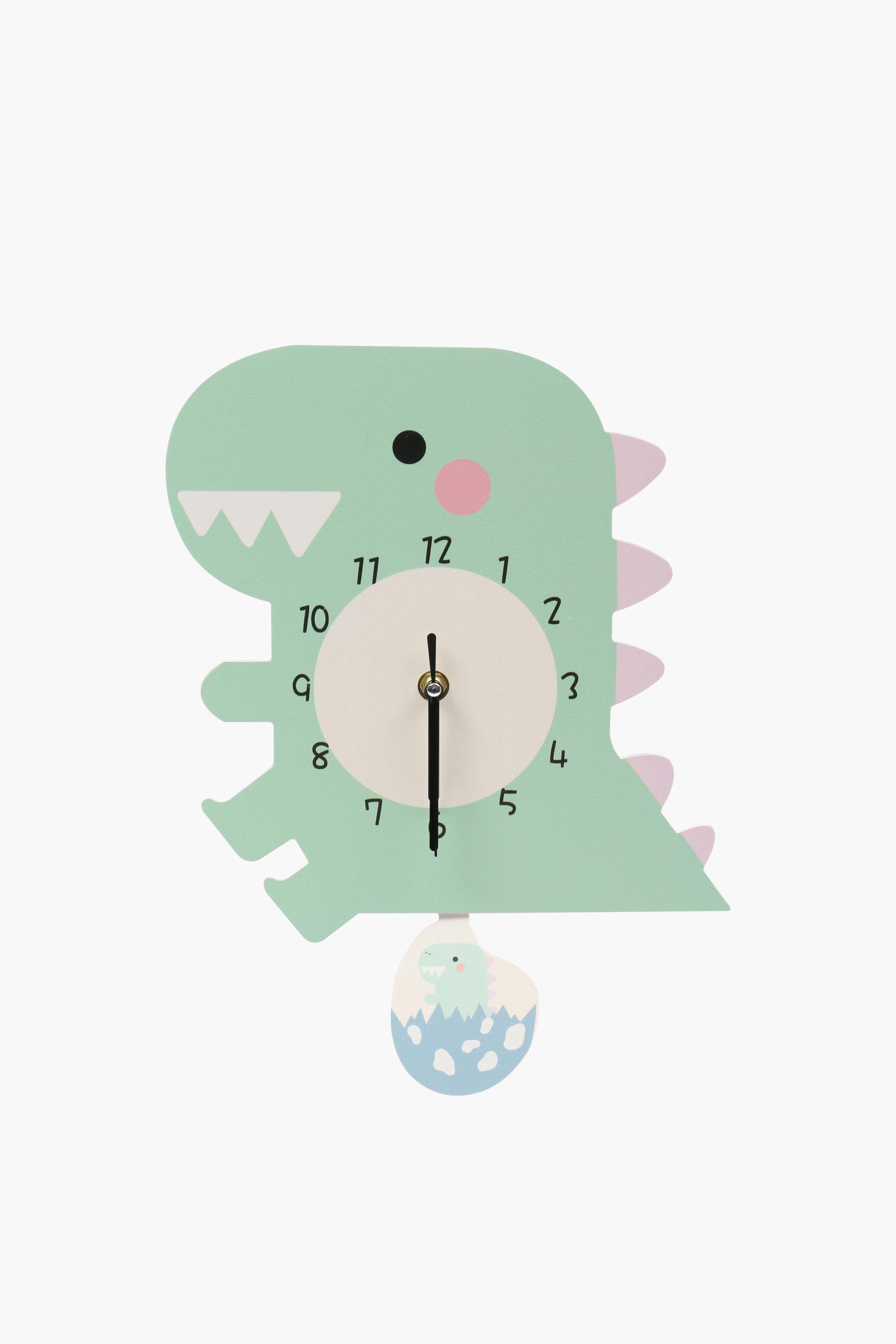 Wooden Dino Clock