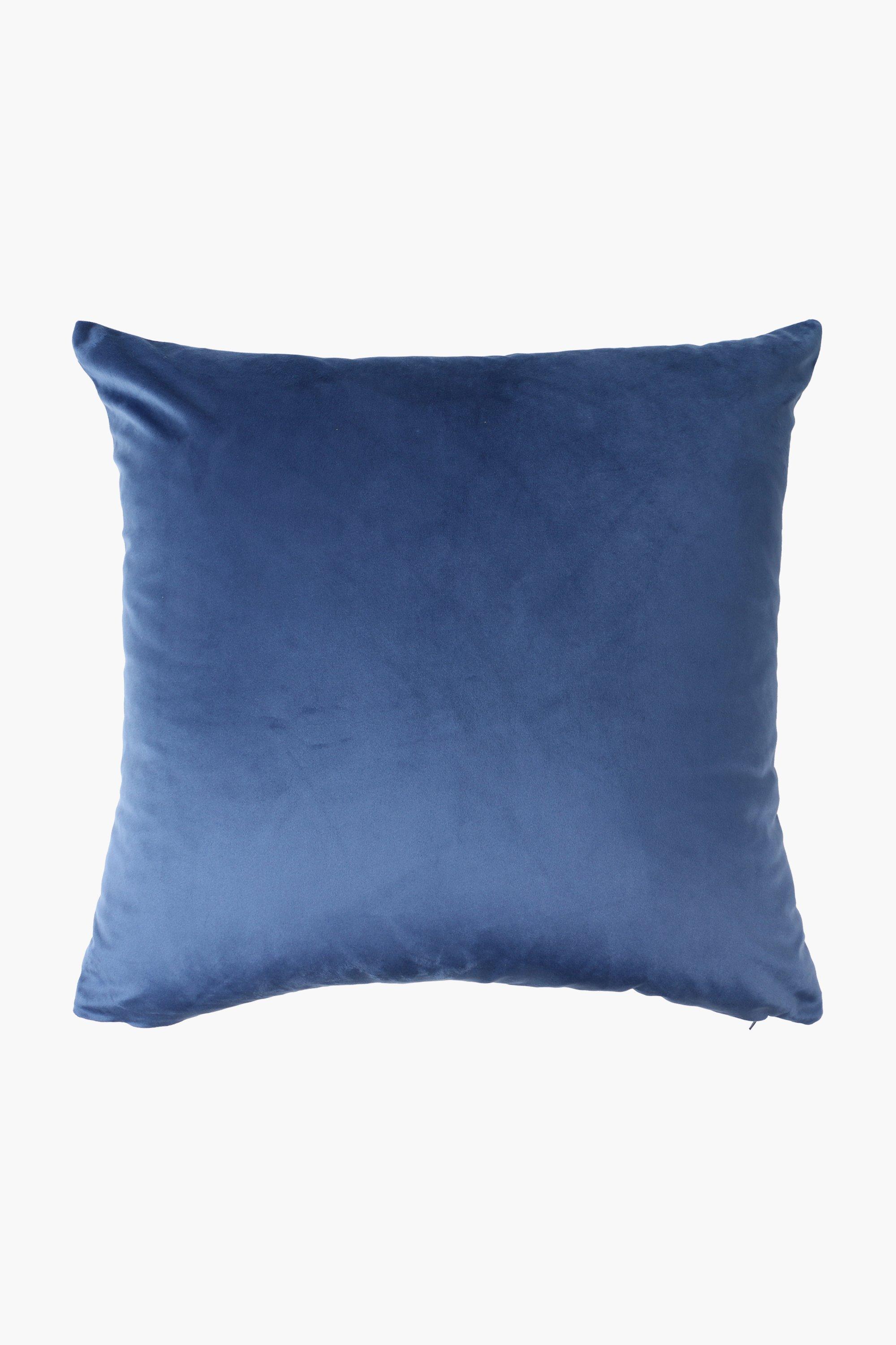 Premium Velvet Linen Blend Feather Scatter Cushion, 60x60cm