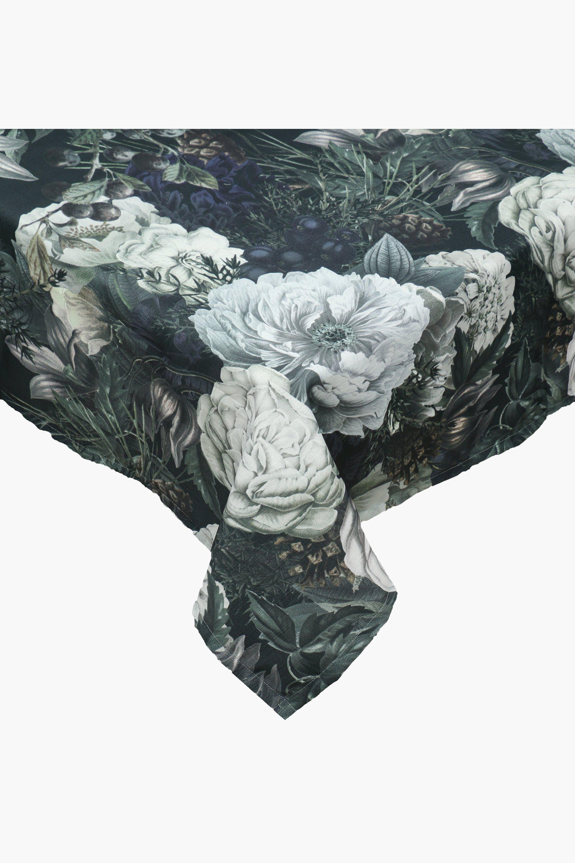 Floral Polyester Tablecloth 160x360cm