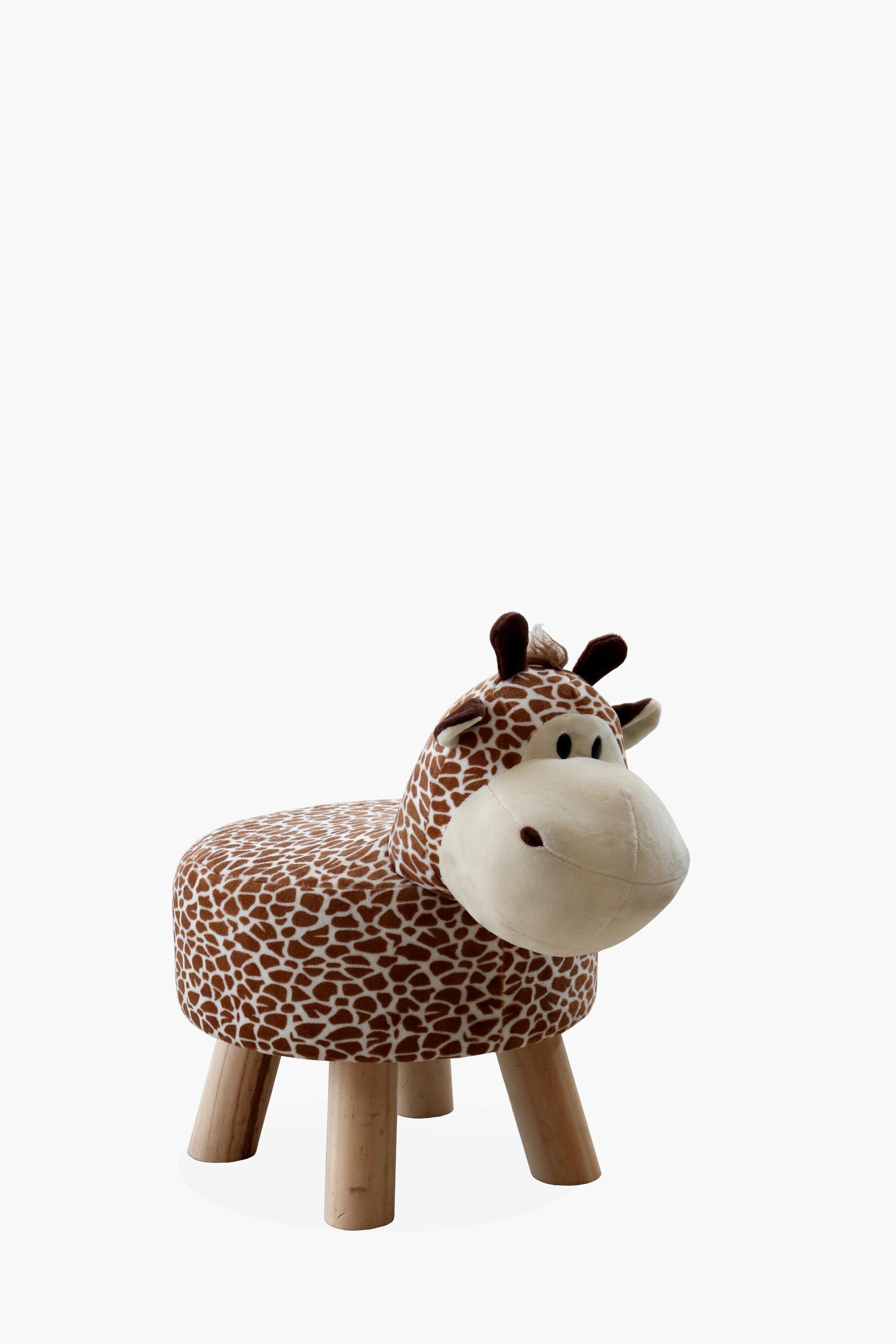 Giraffe Plush Stool, 28x40cm
